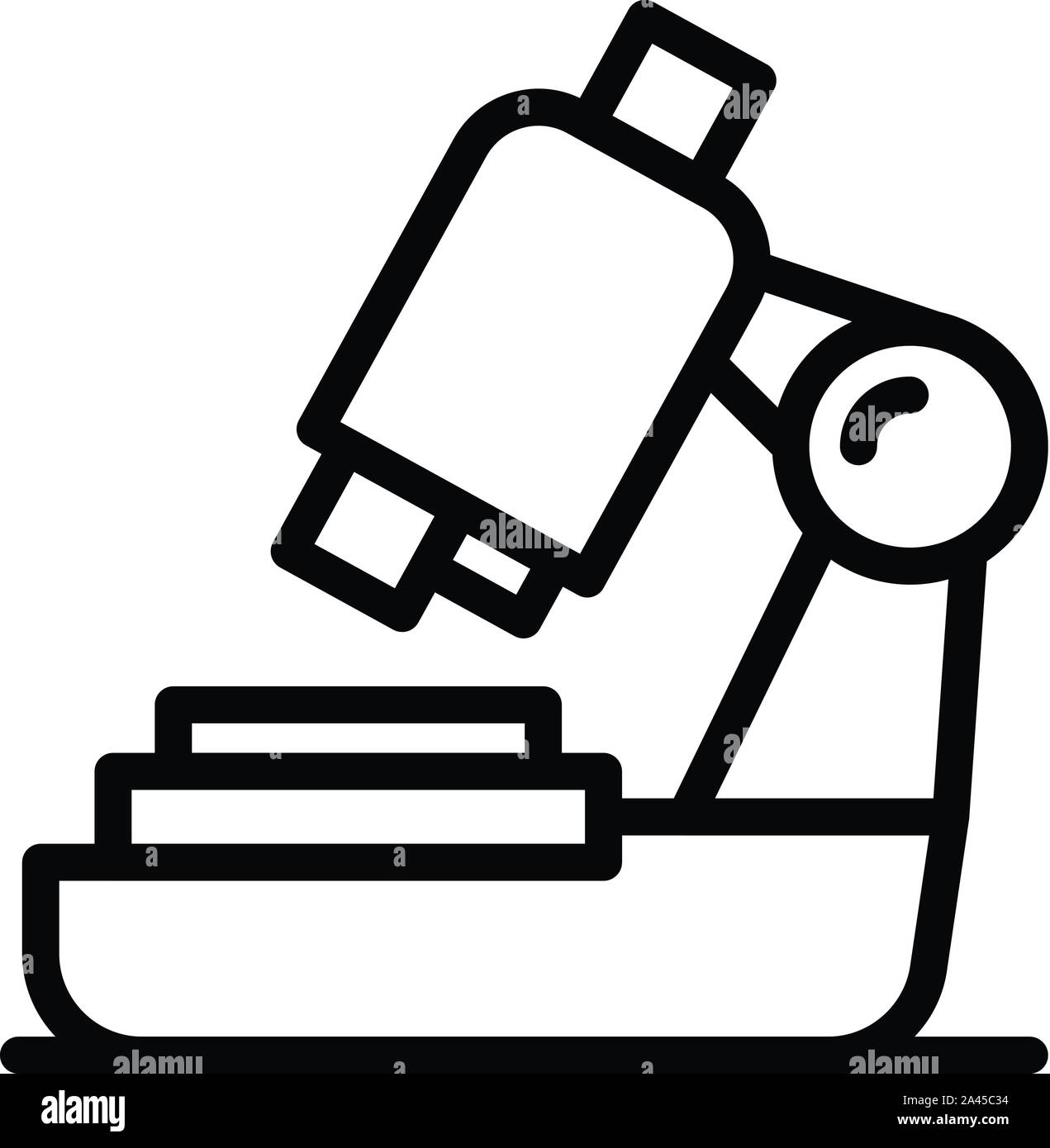 Dna Strand Microscope Stock Vector Images - Alamy