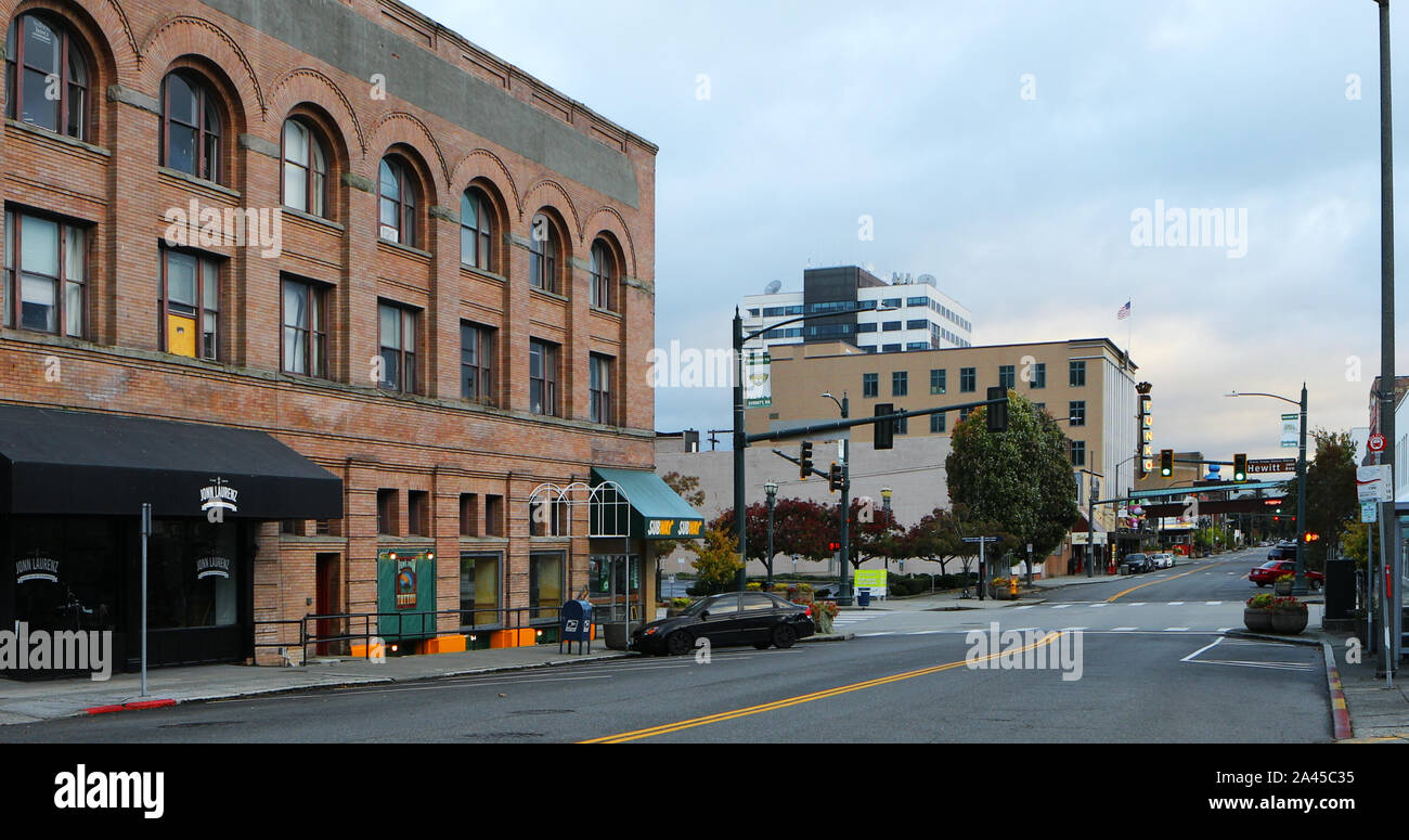 Everett washington downtown hi-res stock photography and images - Alamy