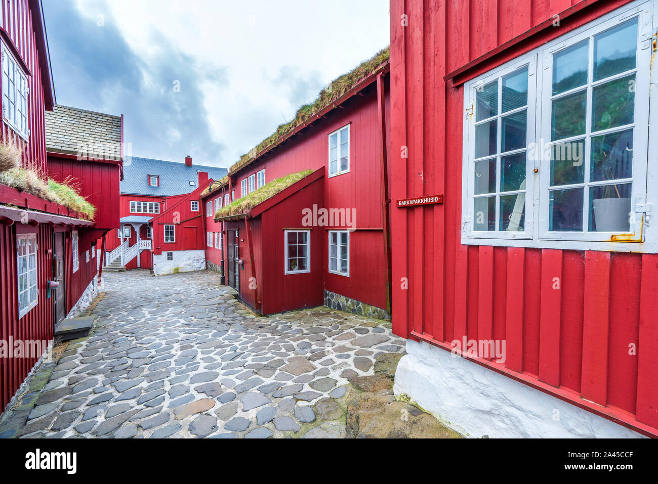 Tinganes, Tórshavn old town, Streymoy, Faroe Islands, Denmark, Europe ...
