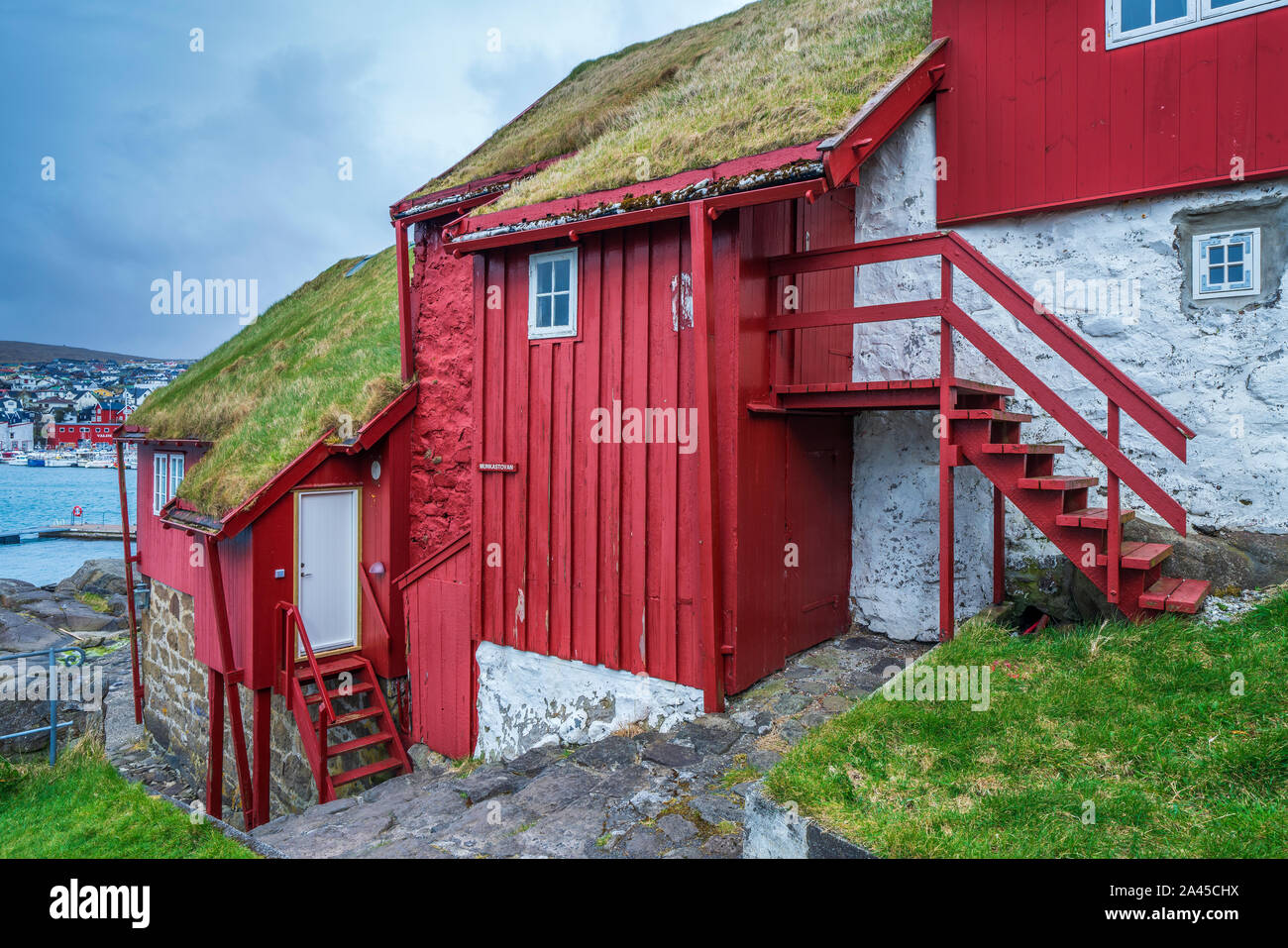 Tinganes, Tórshavn old town, Streymoy, Faroe Islands, Denmark, Europe ...