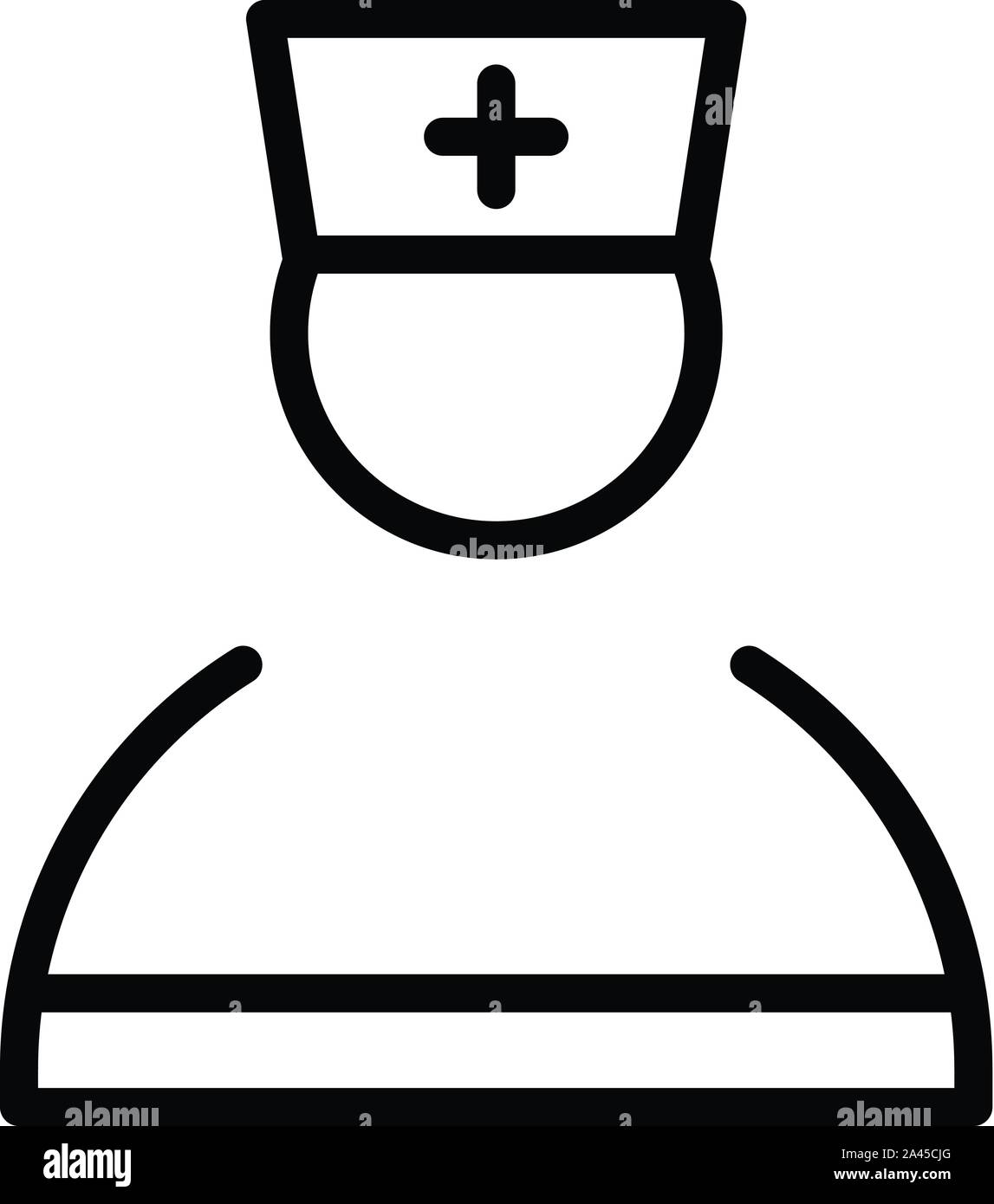 Hospital doctor icon, outline style Stock Vector Image & Art - Alamy