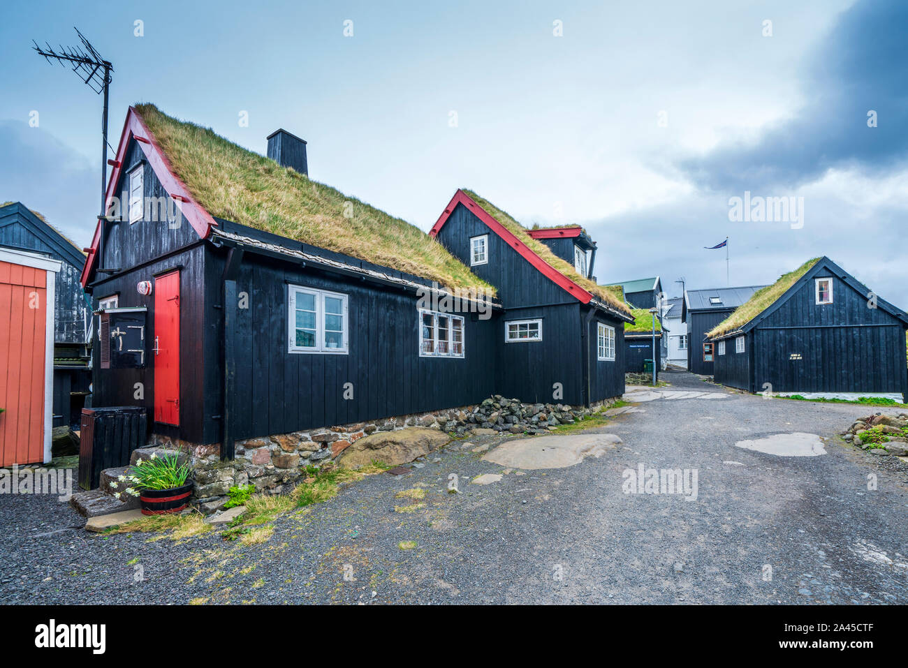 Tinganes, Tórshavn old town, Streymoy, Faroe Islands, Denmark, Europe ...