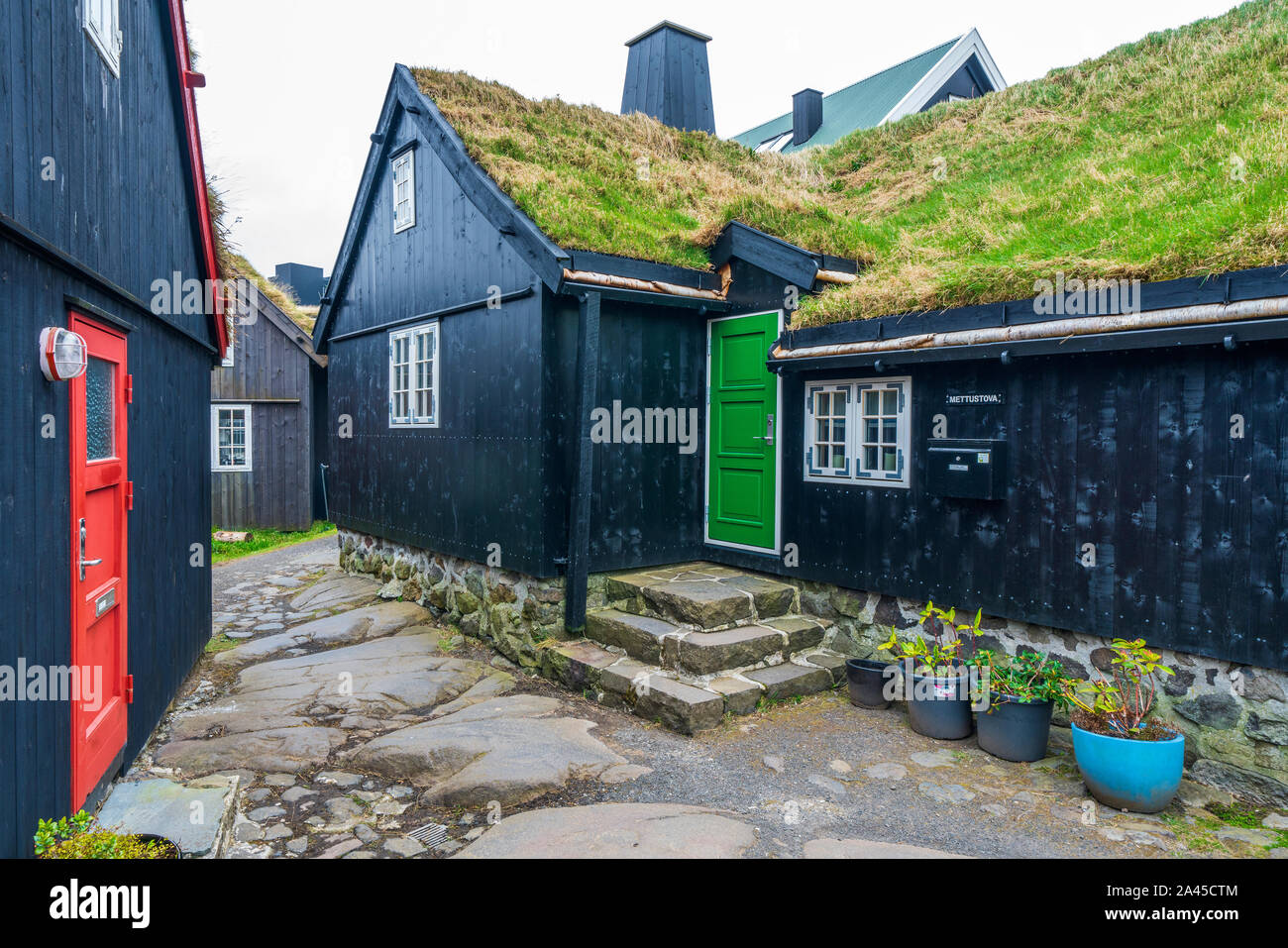 Tinganes, Tórshavn old town, Streymoy, Faroe Islands, Denmark, Europe ...