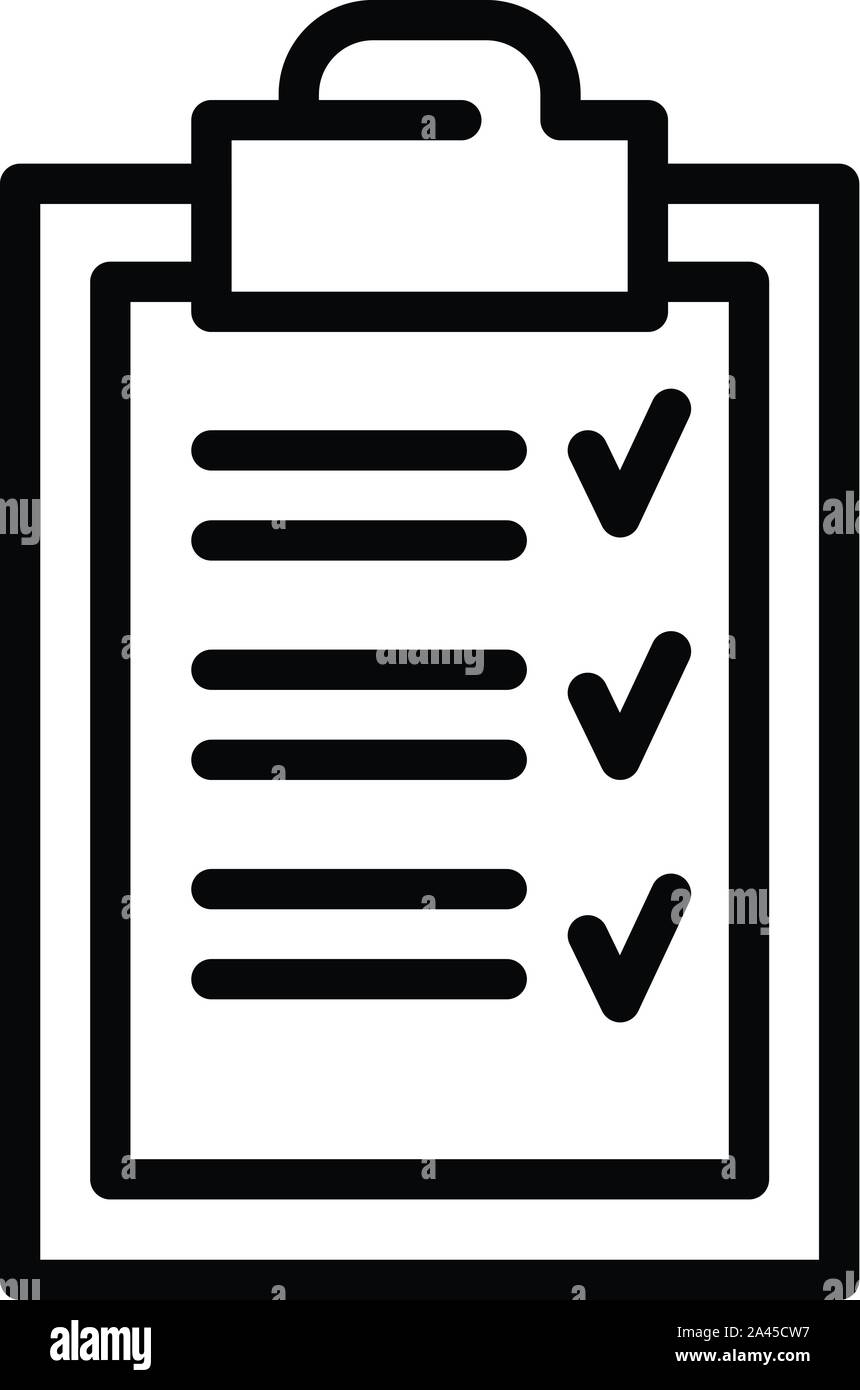Checkboard icon, outline style Stock Vector Image & Art - Alamy