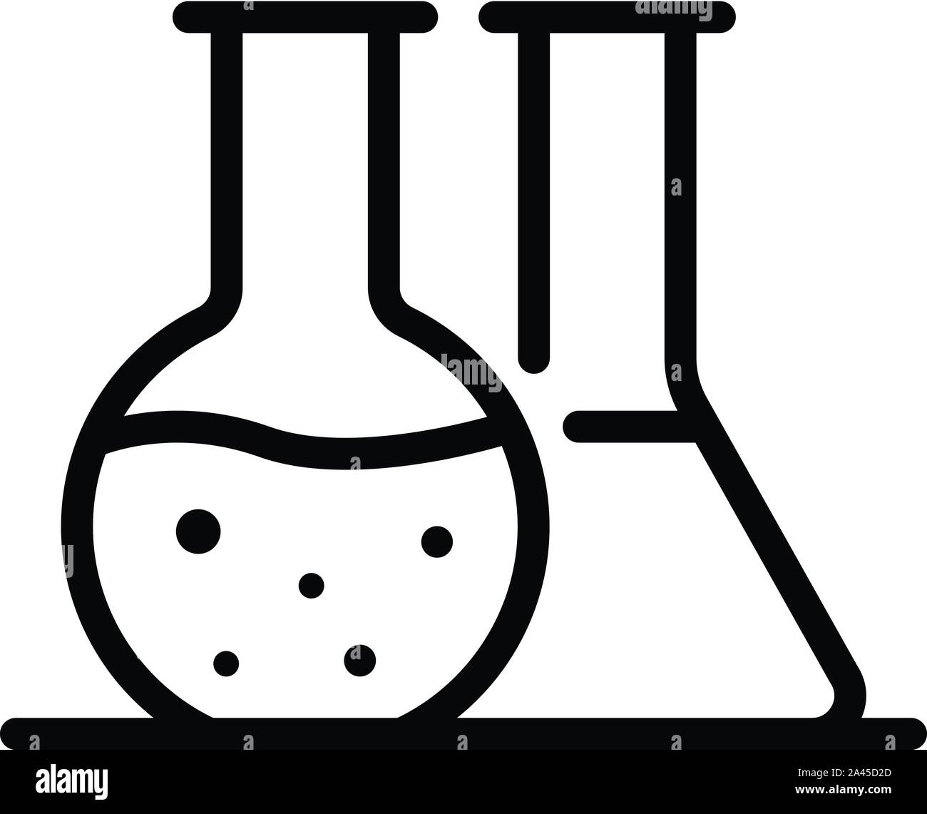 Chemical pot icon, outline style Stock Vector Image & Art - Alamy