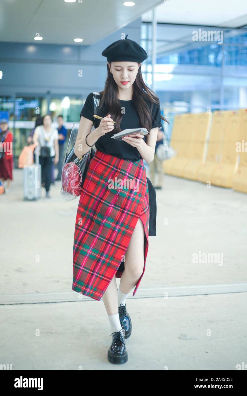 Chinese actress Song Yanfei, also known as Cecilia Boey, shows up at a ...