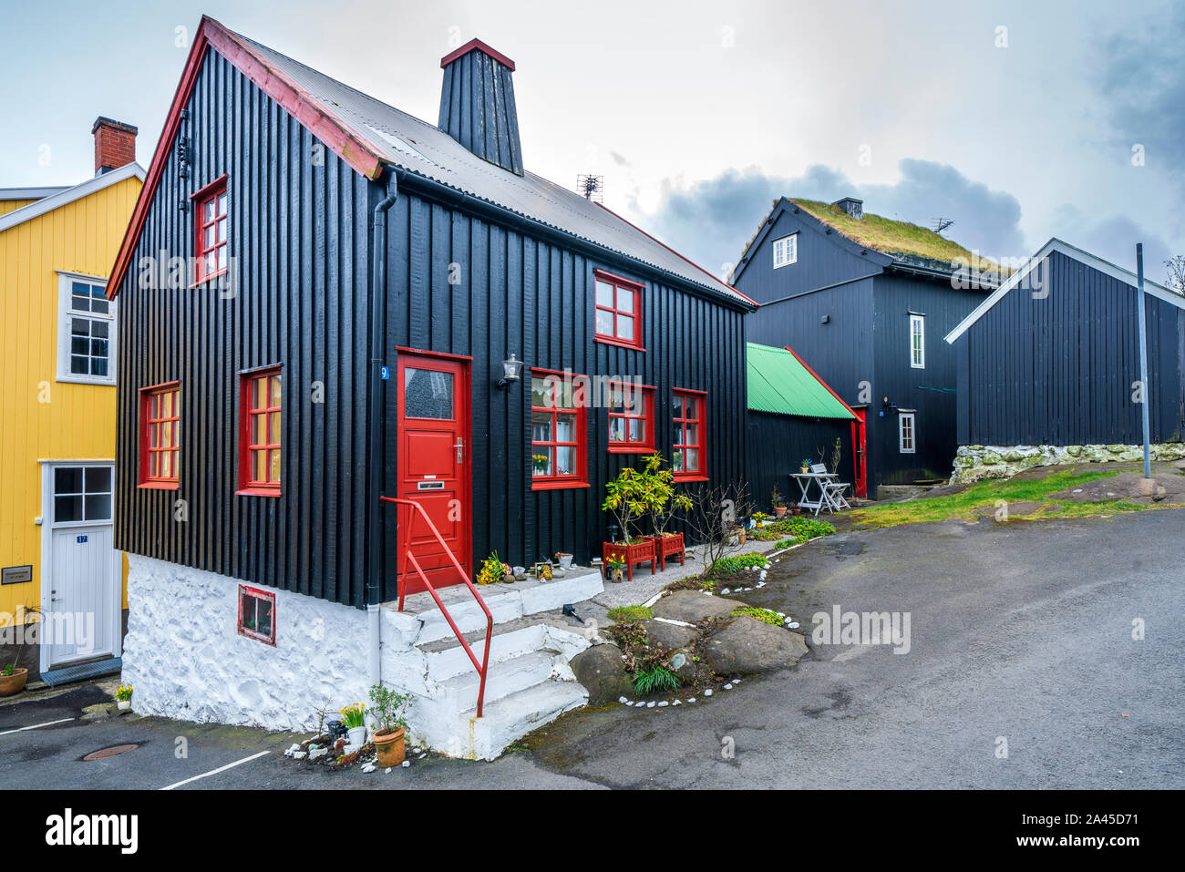 Tinganes, Tórshavn old town, Streymoy, Faroe Islands, Denmark, Europe ...