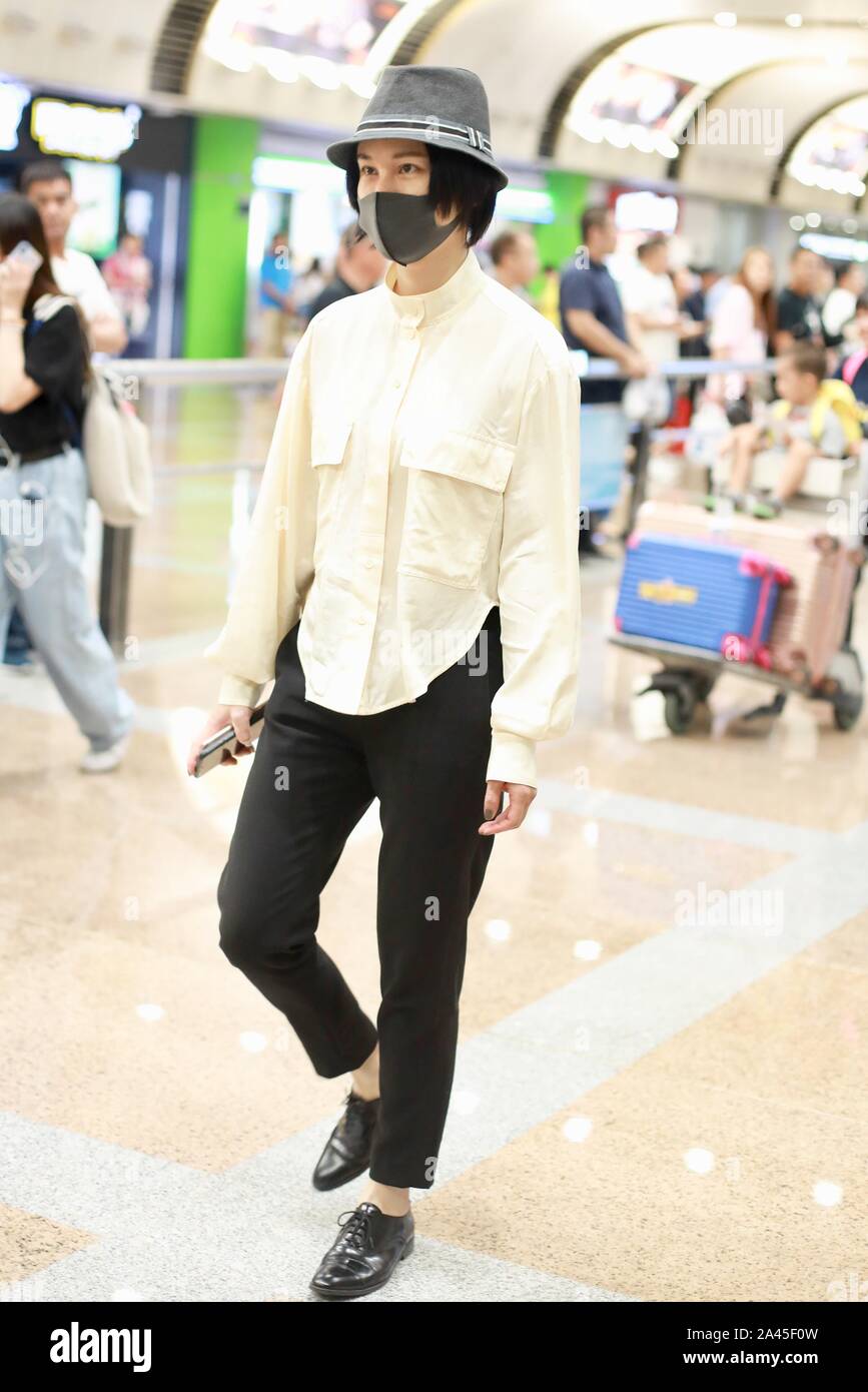 Chinese singer Shang Wenjie or Laure Shang shows up at the Beijing ...