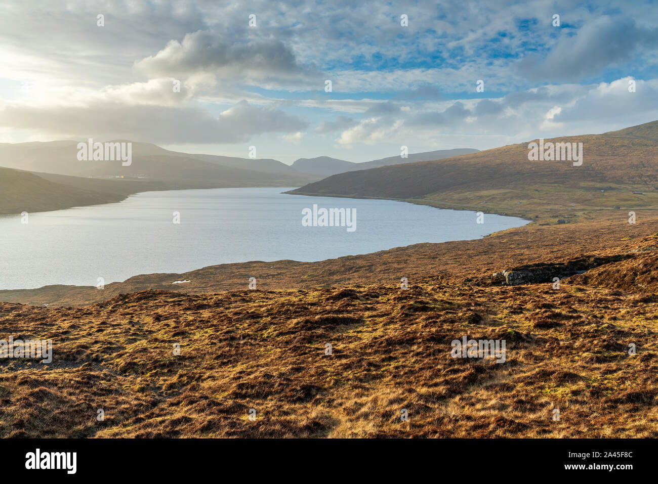Leitisvatn Or Sorvagsvatn Lake, Vagar, Faroe Islands, Denmark, Europe ...