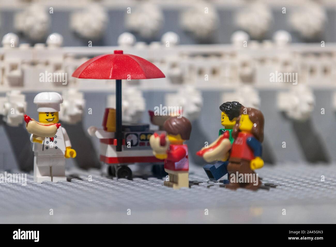 The Lego toy model of the Forbidden City, also known as the Imperial ...