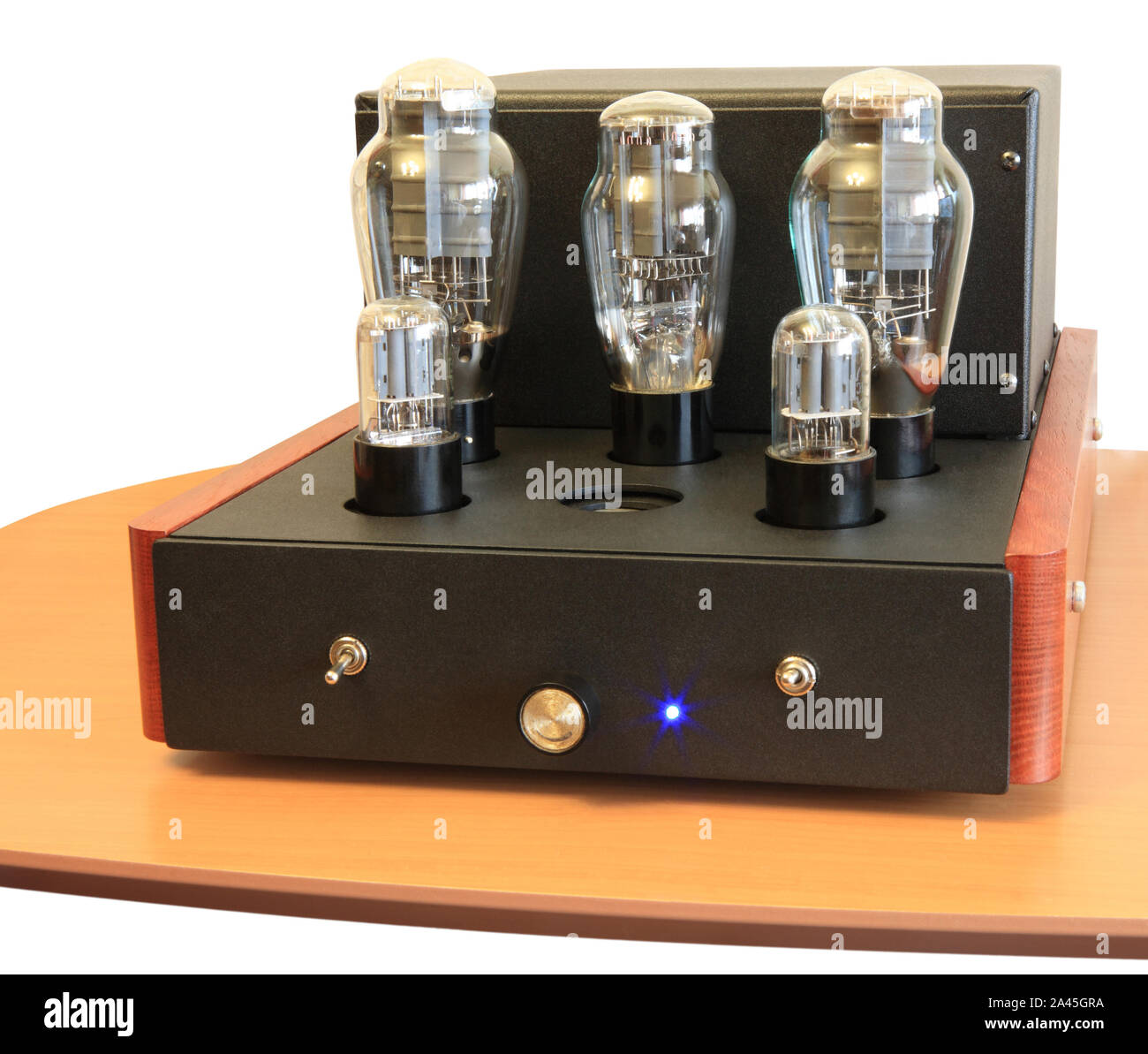 vacuum tube amplifier on 300B triodes Stock Photo - Alamy