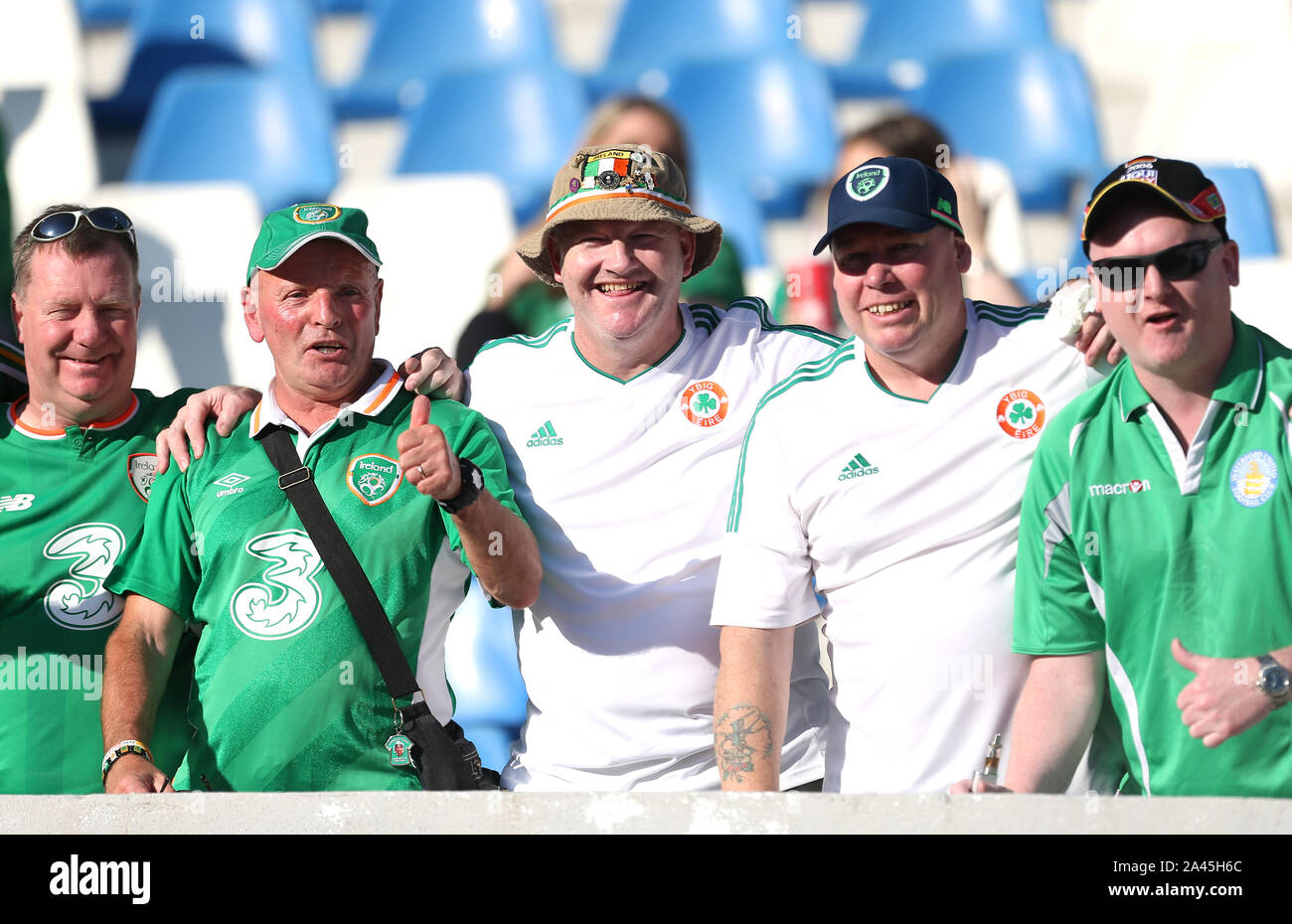 Republic of Ireland fans before the UEFA Euro 2020 qualifying, Group D ...