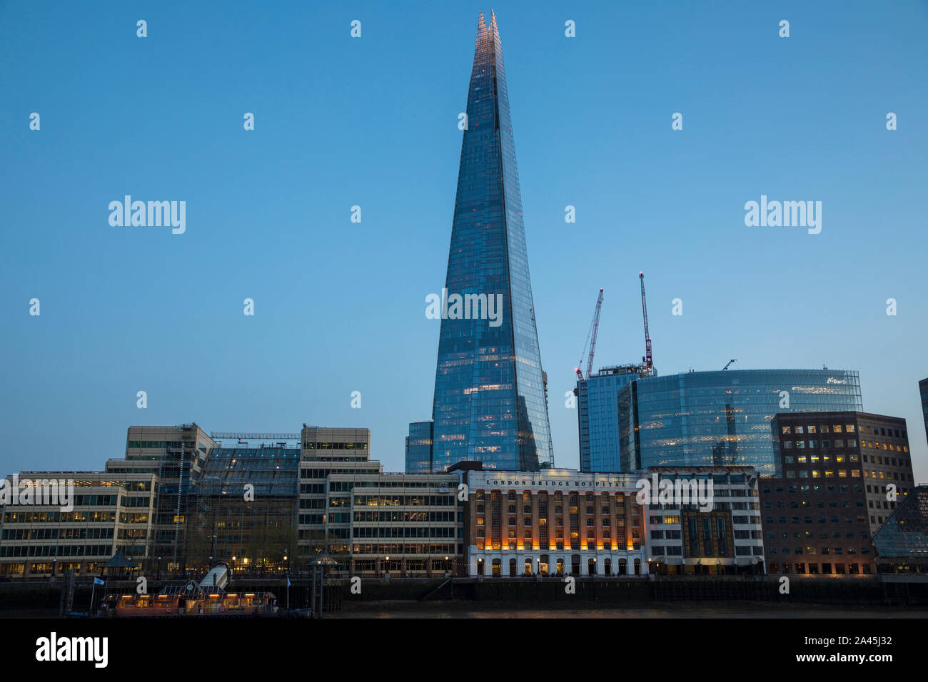 The Shard at Dusk Stock Photo - Alamy