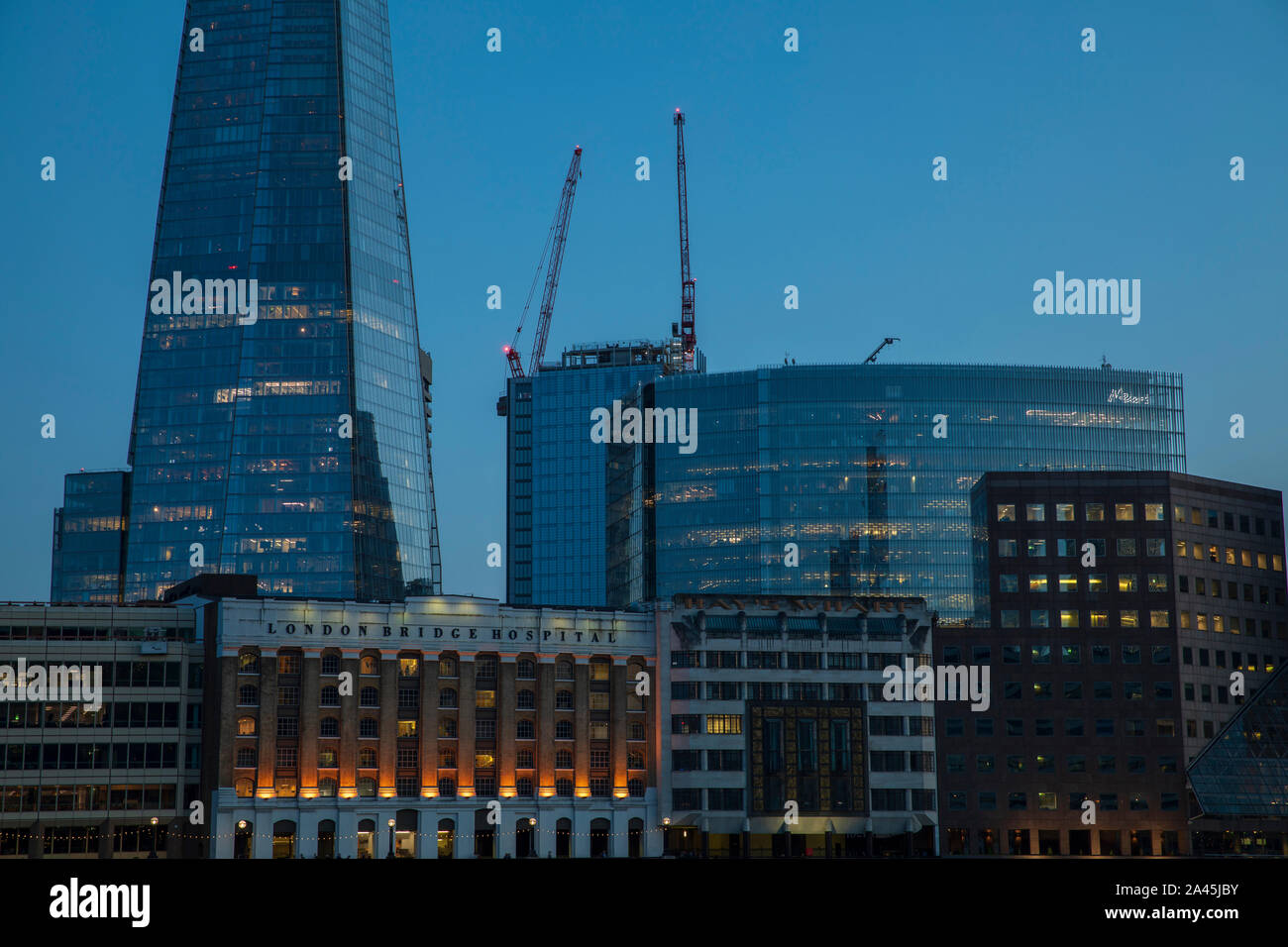 The Shard at Dusk Stock Photo - Alamy