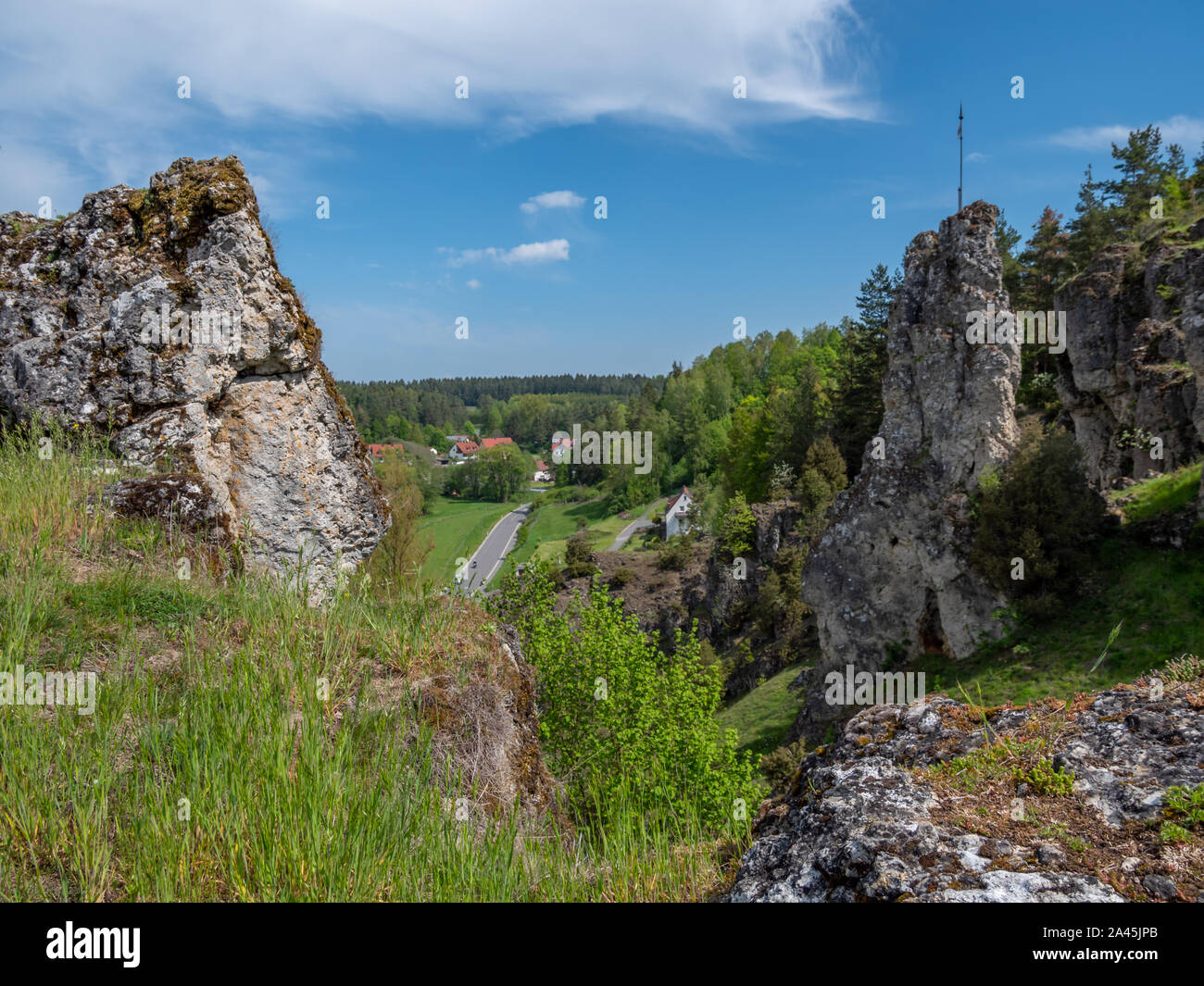 Landscape in franconian switzerland hi-res stock photography and images ...