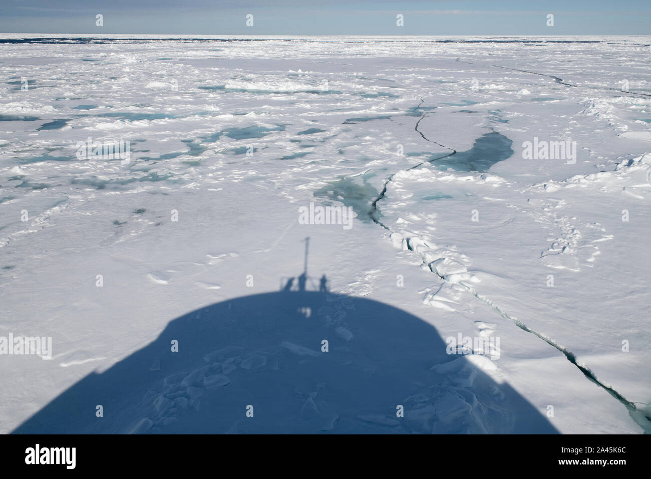 Russia, High Arctic, Franz Josef Land. Rudolf Island. Cape Fligely aka ...