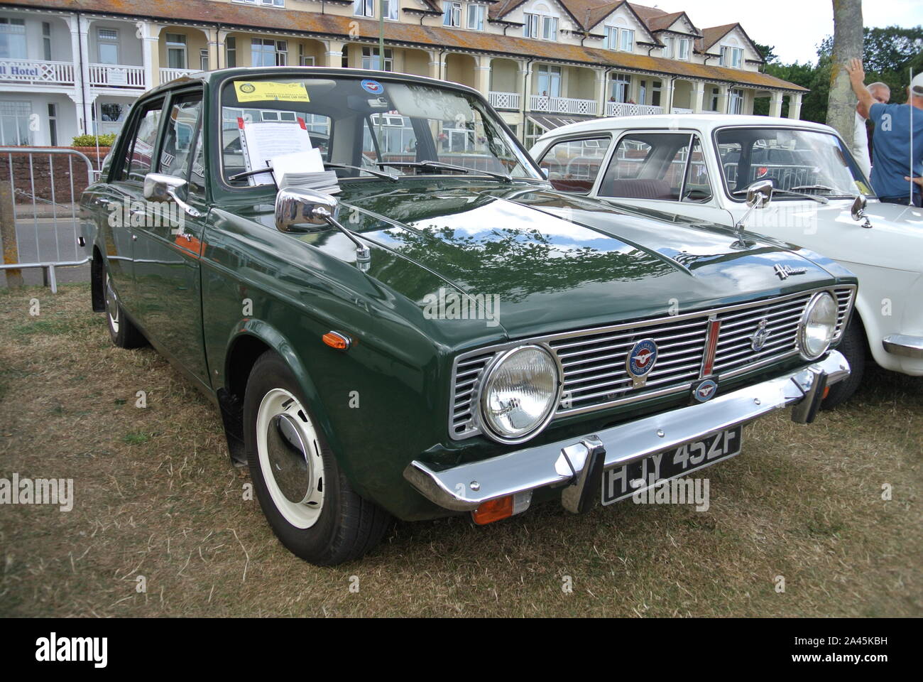 A 1968 Hillman Minx estate parked up on display at the English Riviera ...
