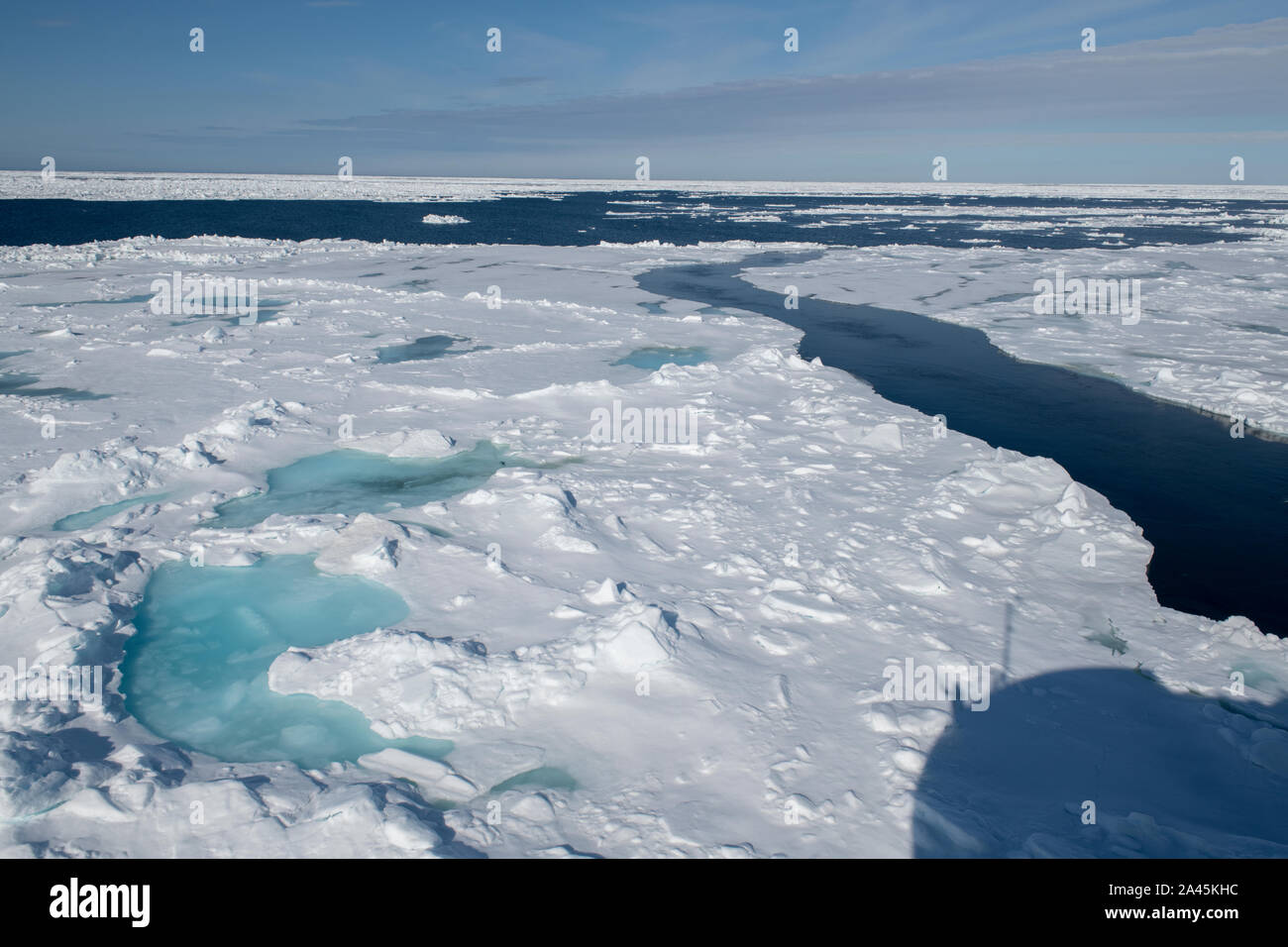 Russia, High Arctic, Franz Josef Land. Rudolf Island. Cape Fligely aka ...