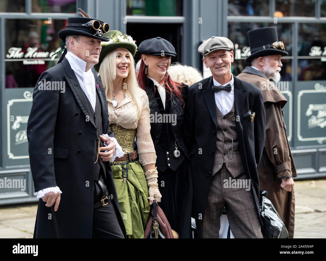 Steampunks attend haworth steampunk weekend hi-res stock photography ...