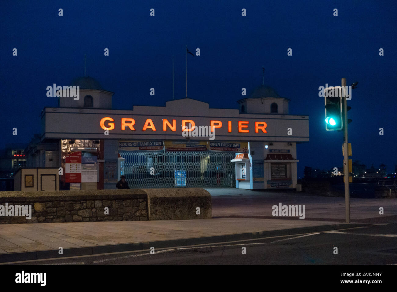 The Grand Pier, Weston-Super-Mare, UK Stock Photo - Alamy