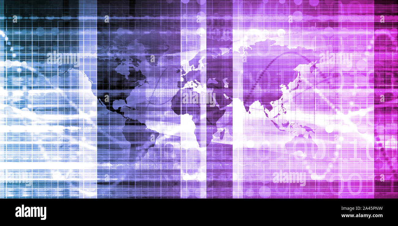 Global Distribution Network for Delivery and Transport Stock Photo - Alamy