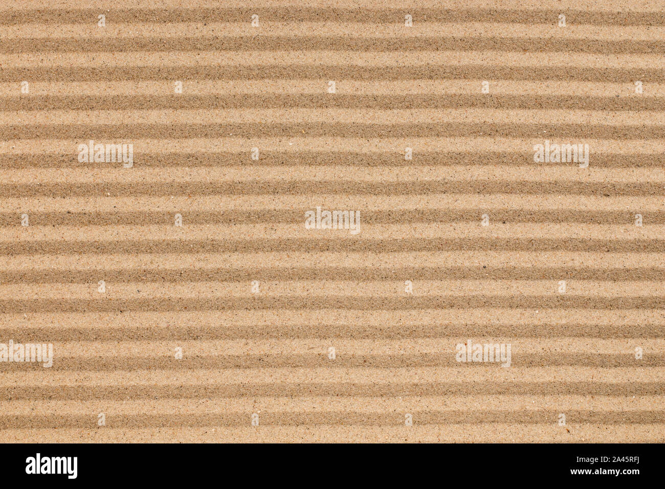 Abstract smooth lines made of sand. Sand texture and background. Top ...
