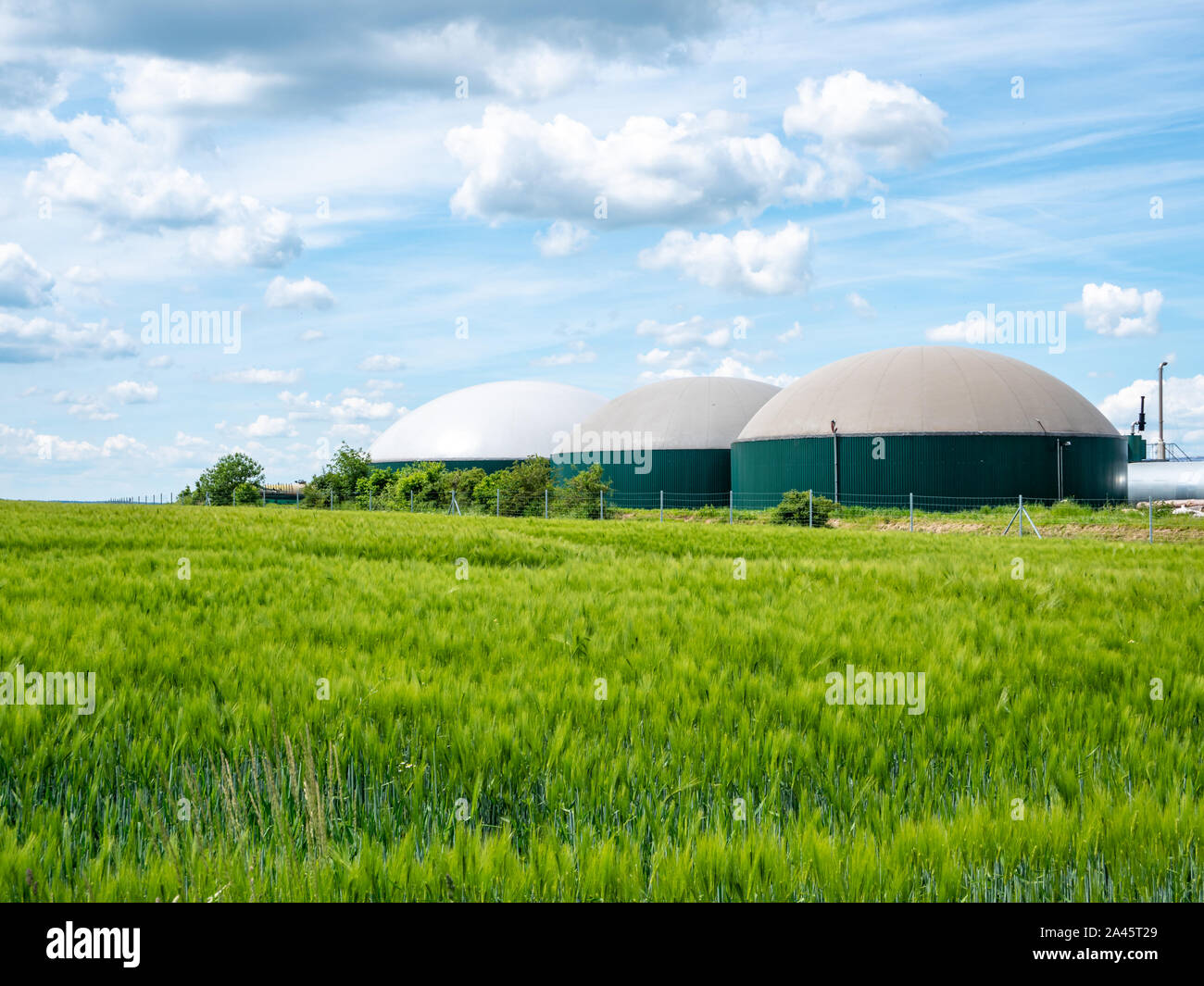 biogas production, biogas plant, bio power Stock Photo - Alamy
