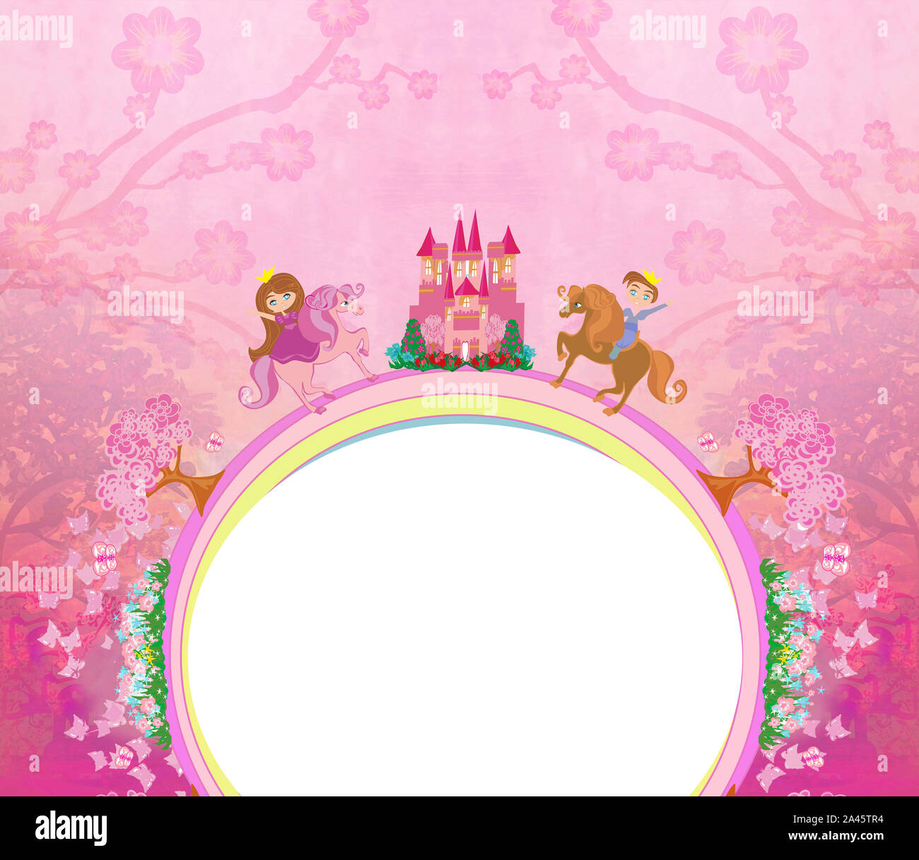 Beautiful prince and princess - frame Stock Photo - Alamy