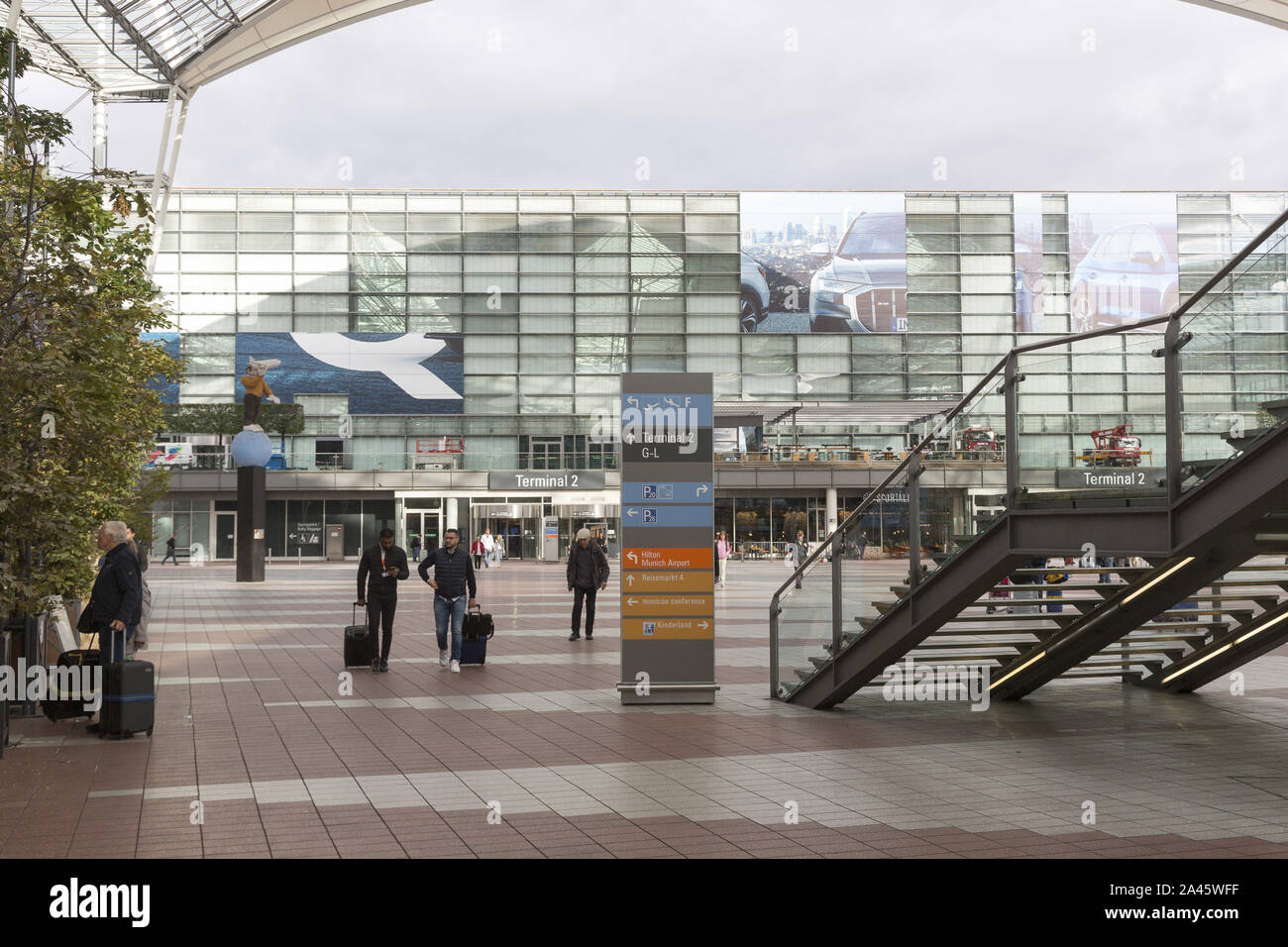 Departure board munich airport munich hi-res stock photography and ...