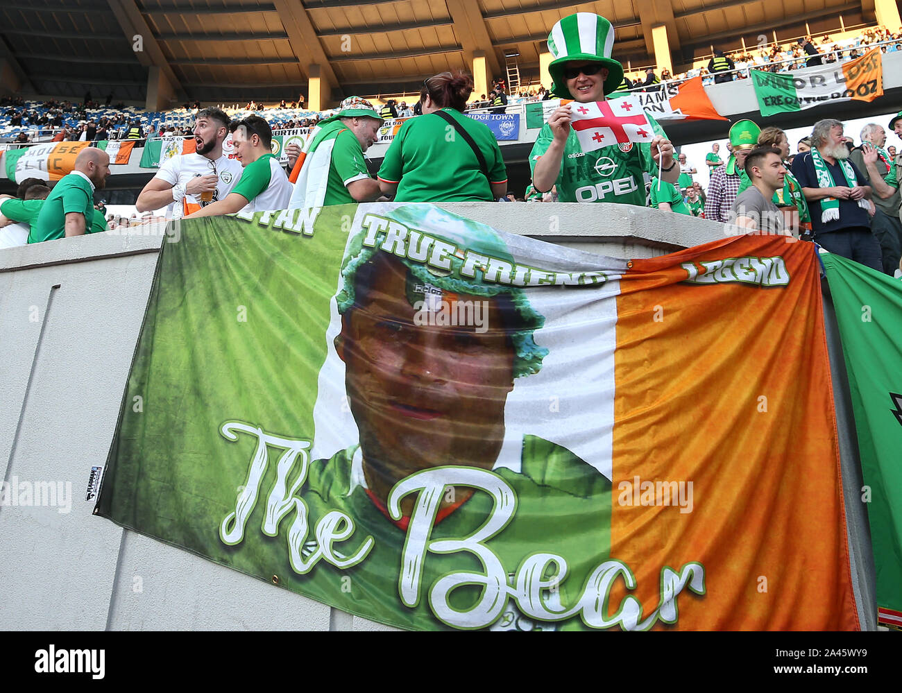 Republic of Ireland fans during the UEFA Euro 2020 qualifying, Group D ...