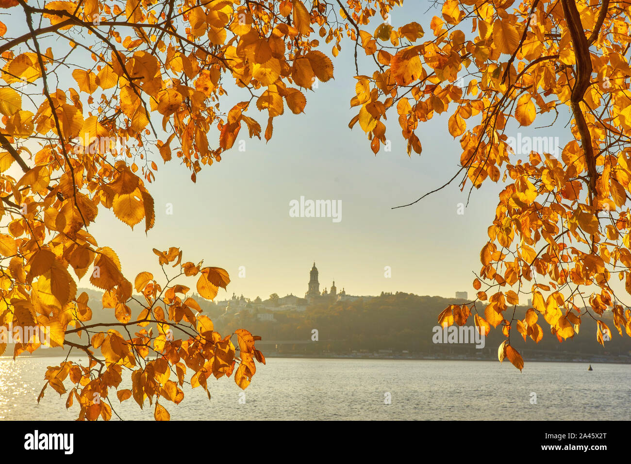 View of Dnieper river in Kiev, Ukraine Stock Photo - Alamy