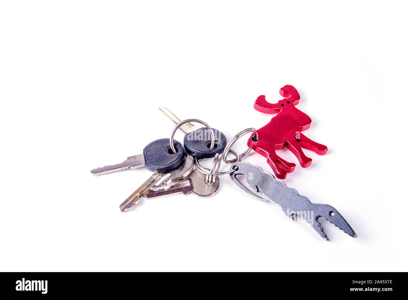 Vintage keys on keychain hi-res stock photography and images - Alamy