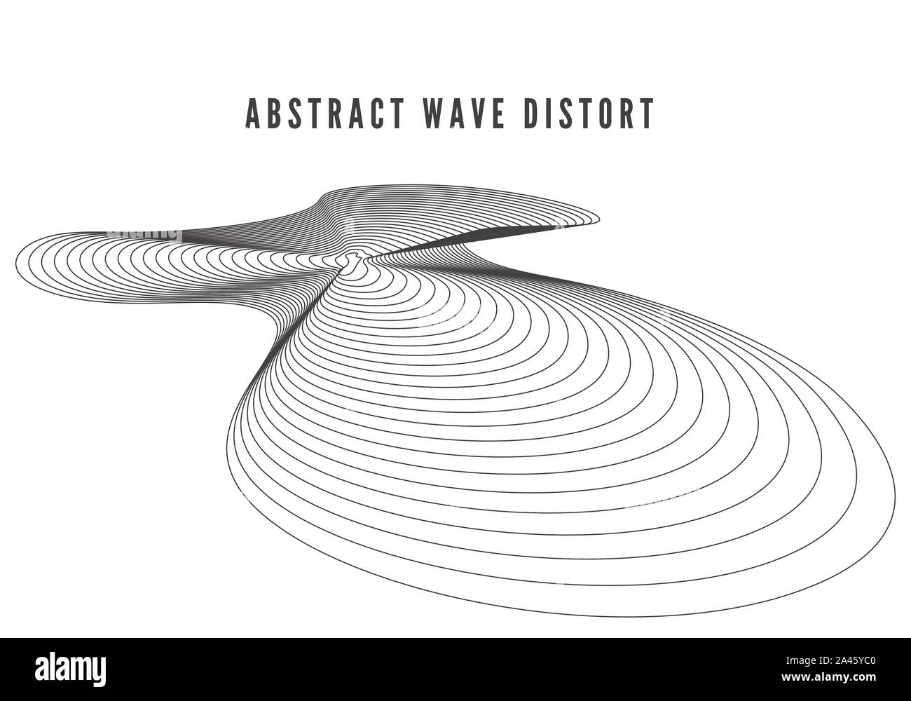 Abstract motion line background. Design element of lines distortion ...