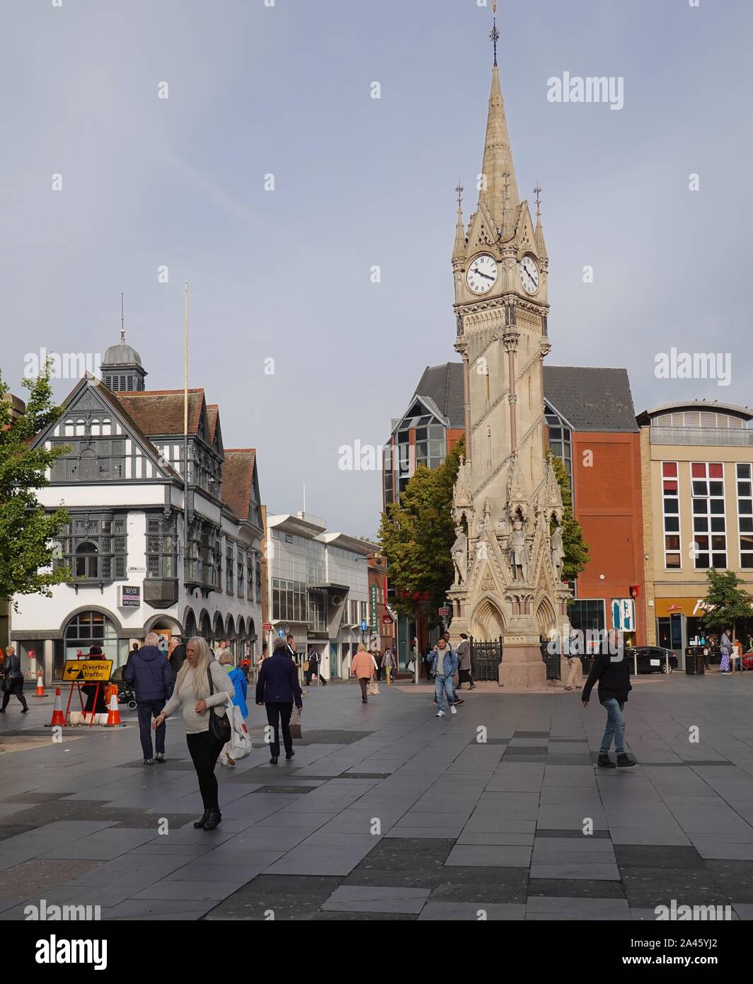 Leicester city centre clock tower hi-res stock photography and images ...