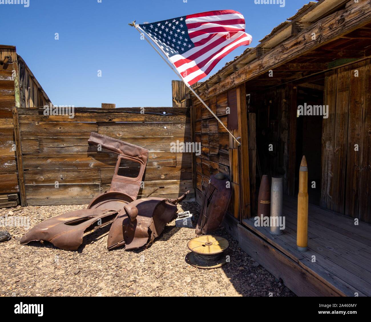American desert ghost town hi-res stock photography and images - Alamy