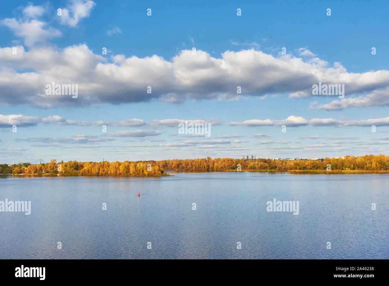 View of Dnieper river in Kiev, Ukraine Stock Photo - Alamy