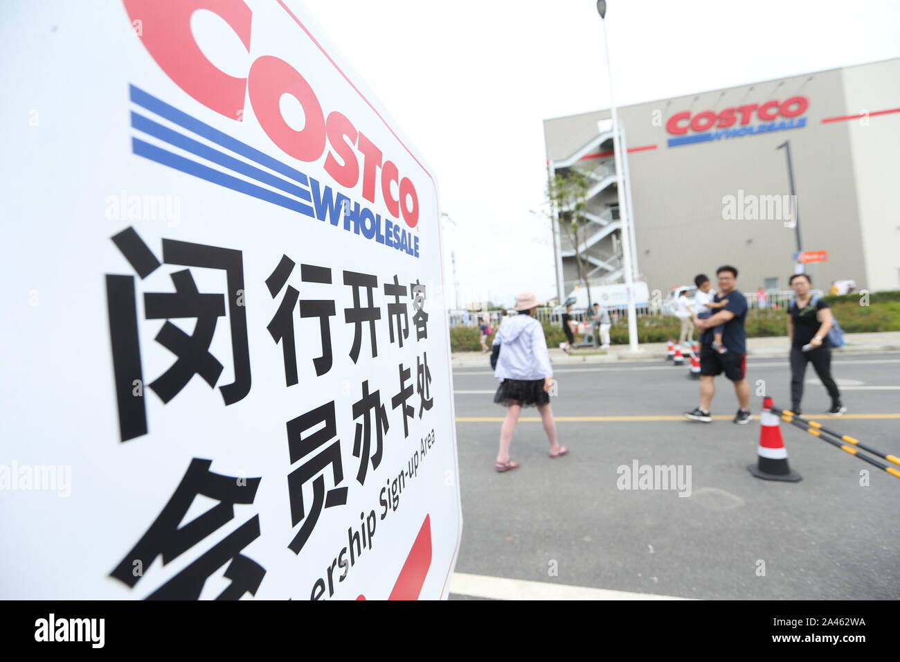 Chinese shoppers visit the Costco wholesale store in Shanghai, China ...