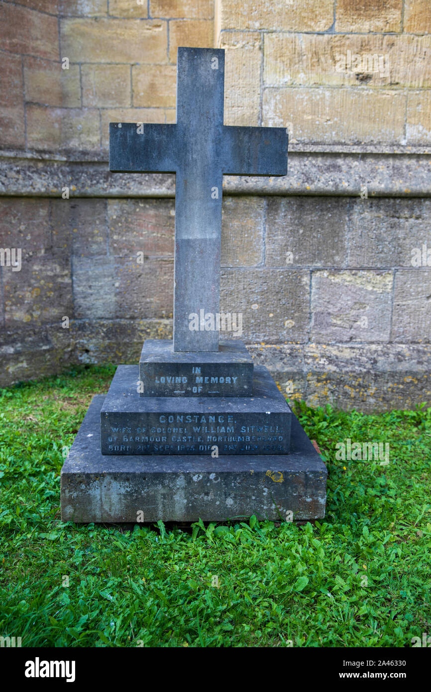 The Grave of Constance Sitwell at Holy Trinity Church, Bradford-on-Avon ...
