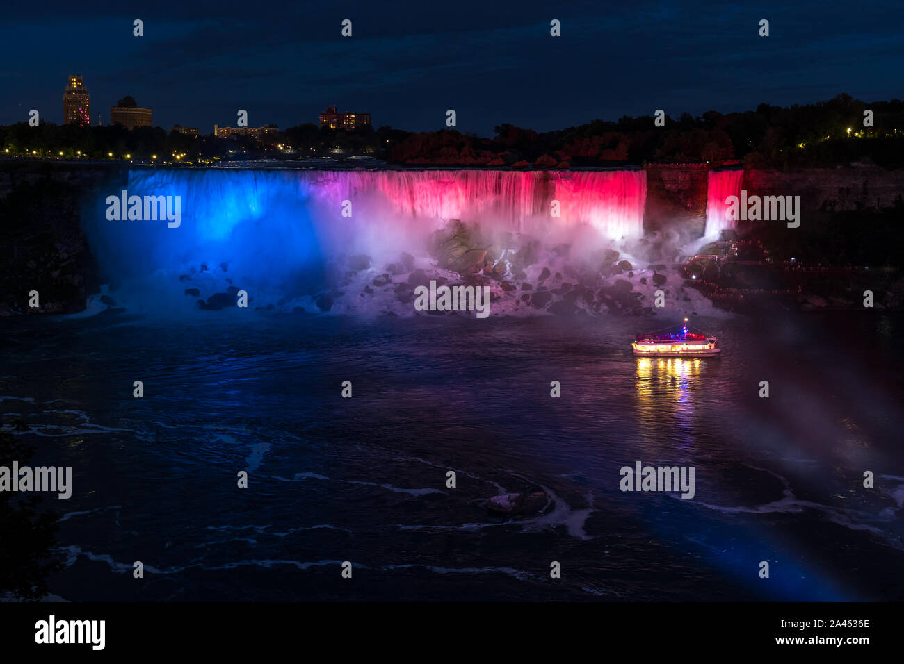 Canadian falls at night hi-res stock photography and images - Alamy