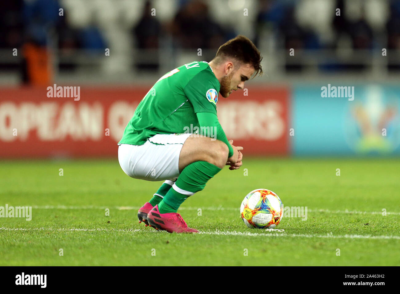 Republic of Ireland's Aaron Connolly appears dejected after the final ...