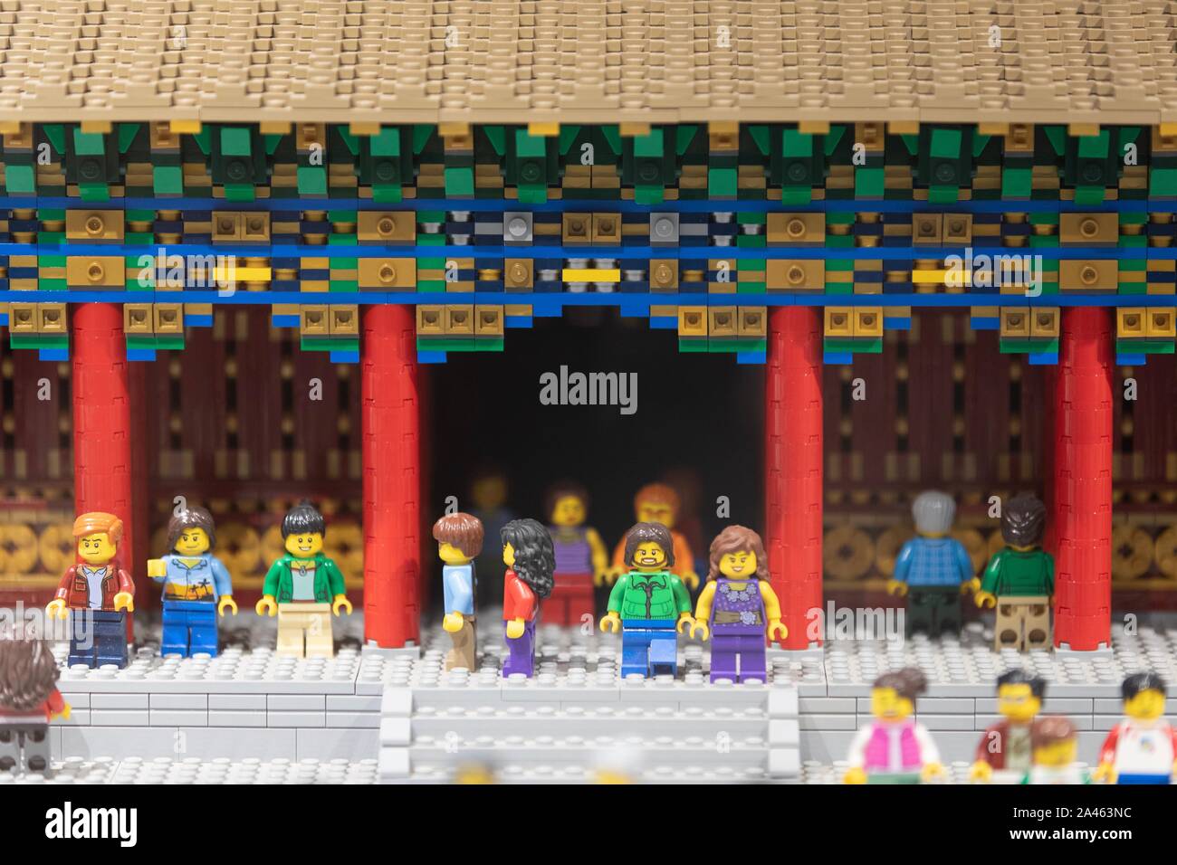 The Lego toy model of the Forbidden City, also known as the Imperial ...