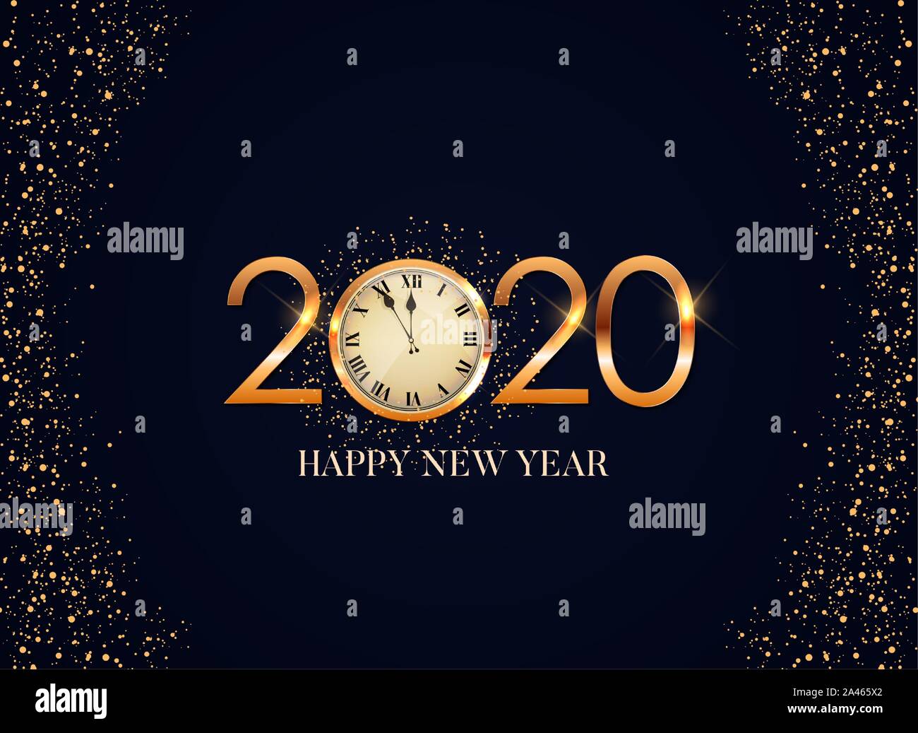 Happy 2020 New Year Background. Vector Illustration Stock Vector Image ...