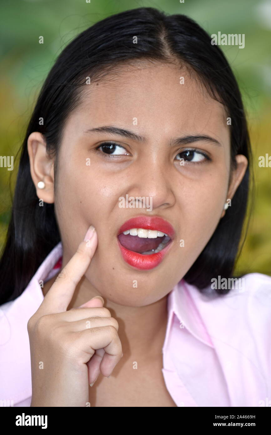 Female With Toothache Stock Photo - Alamy