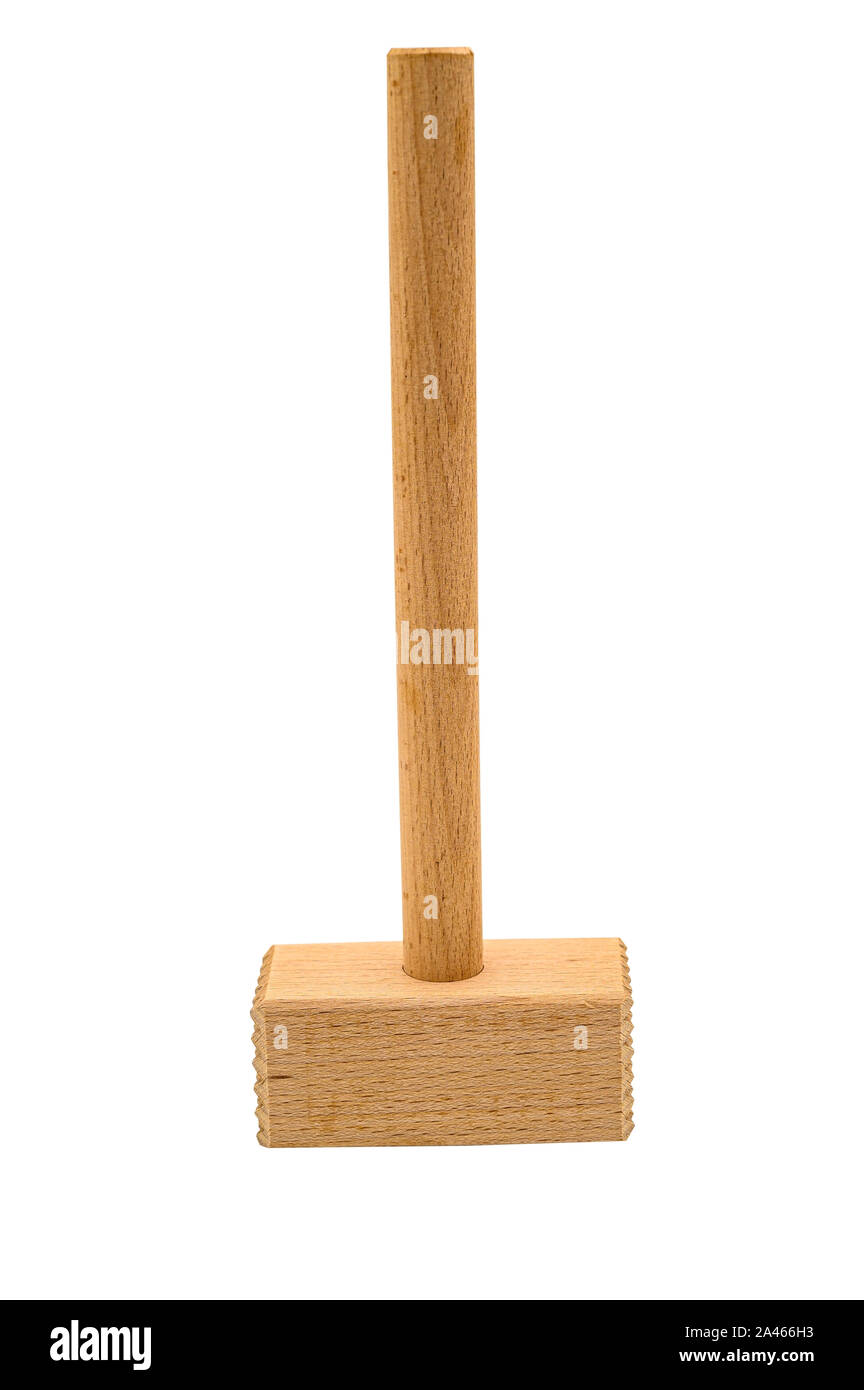 Wooden meat tenderizer hammer on hi-res stock photography and images ...