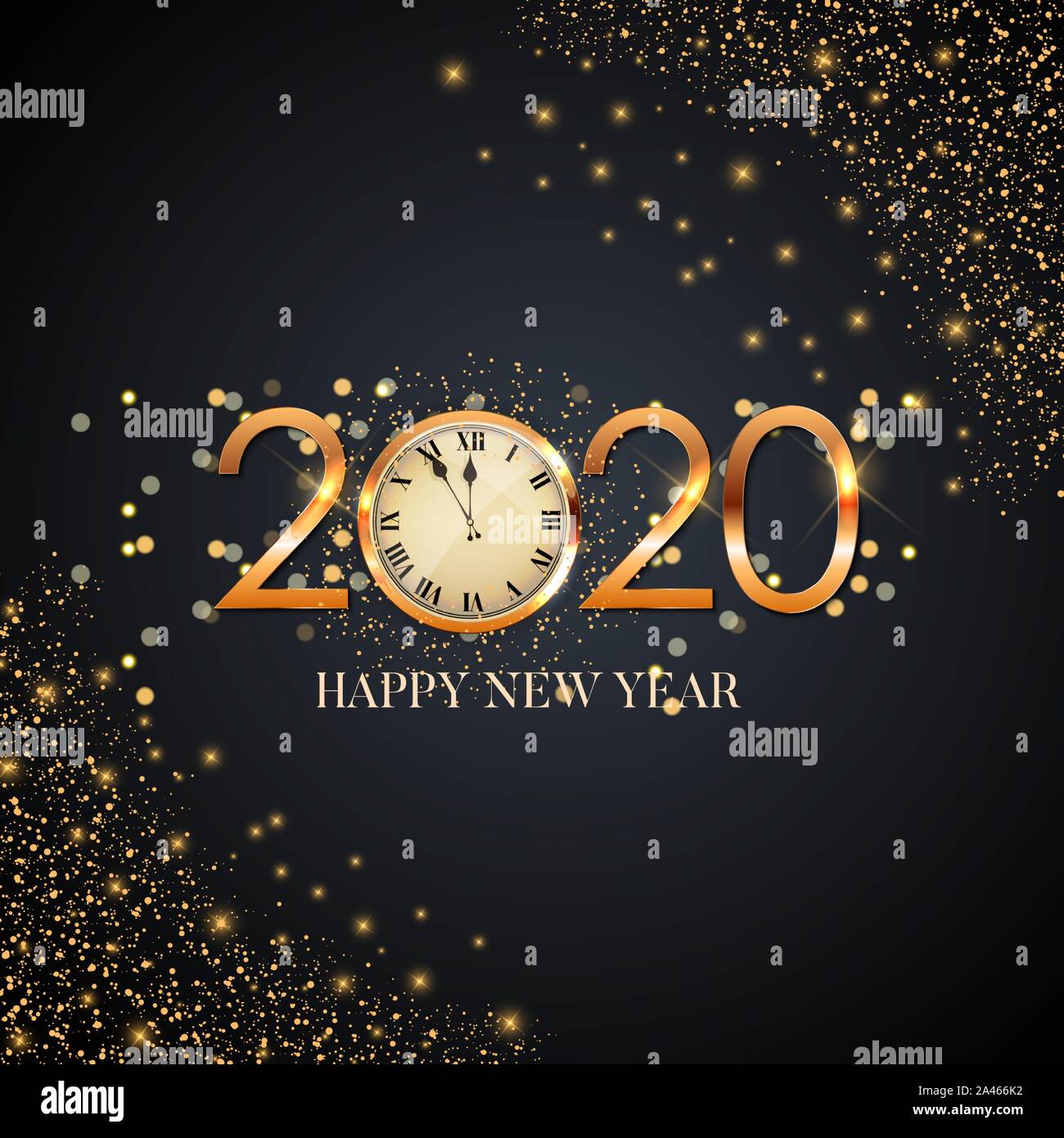 Happy 2020 New Year Background. Vector Illustration Stock Vector Image ...