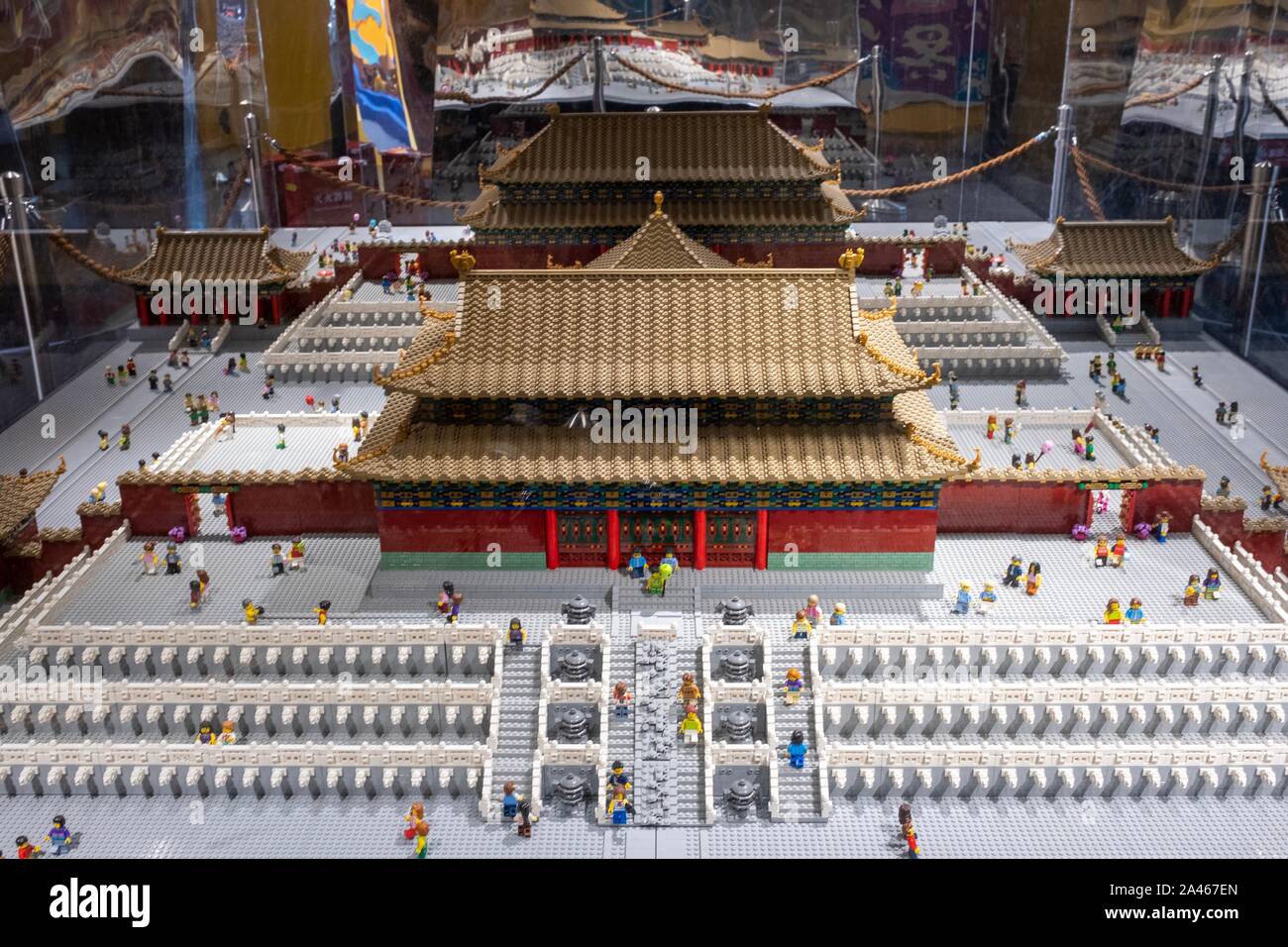 The Lego toy model of the Forbidden City, also known as the Imperial ...