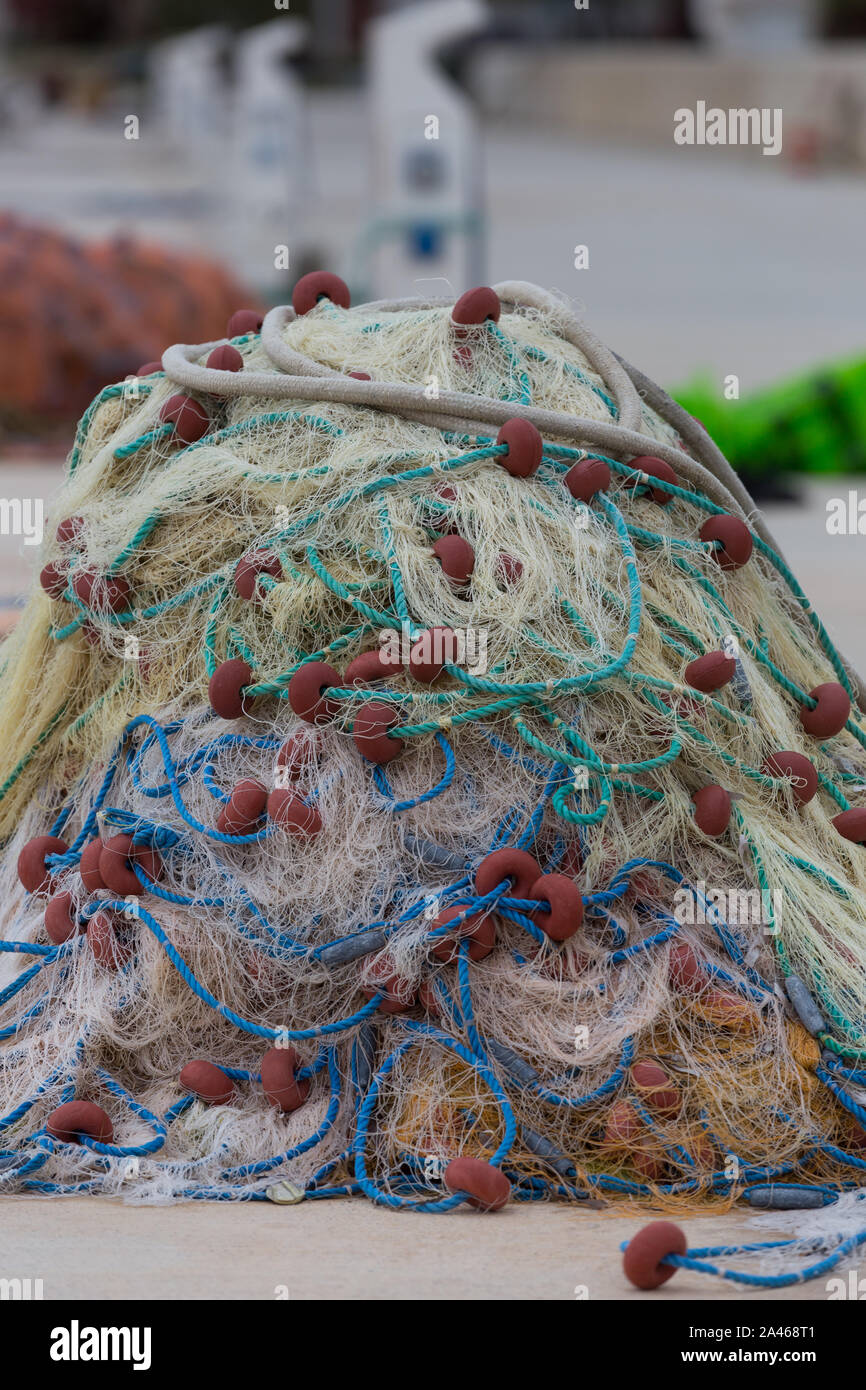 Detail deep sea fishing nets hi-res stock photography and images - Alamy