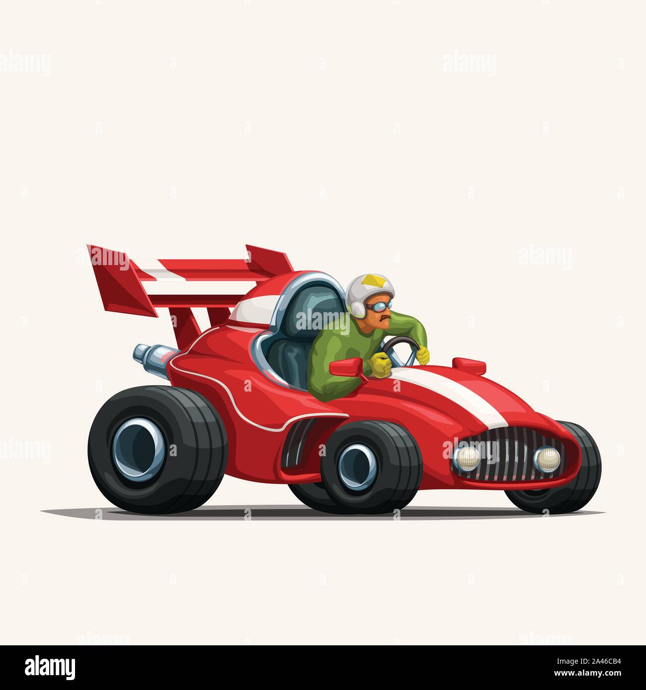 Formula one racing driver Stock Vector Images - Alamy