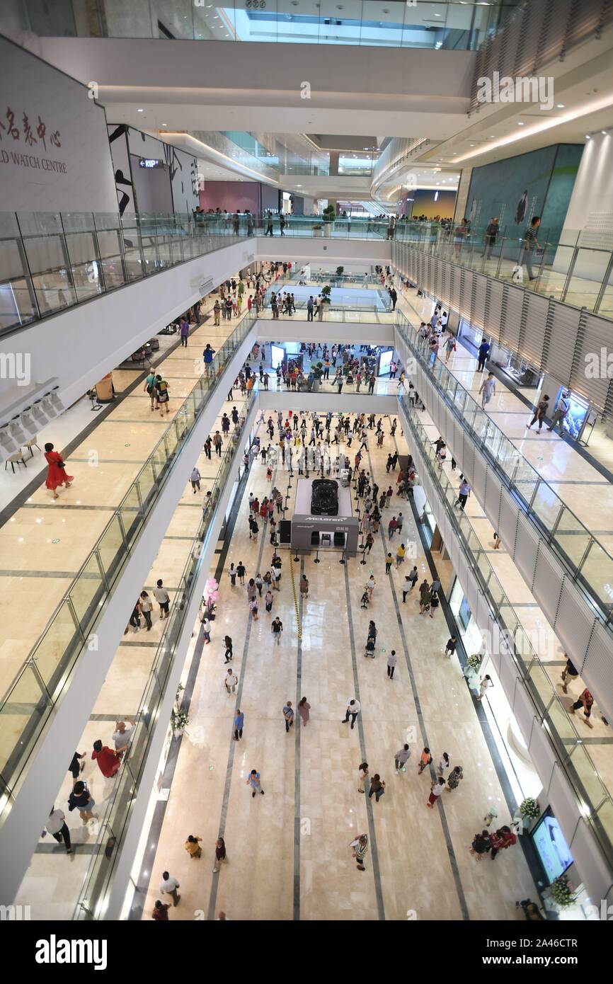 A view inside the newly-opened Chongqing Raffles City Shopping Square ...