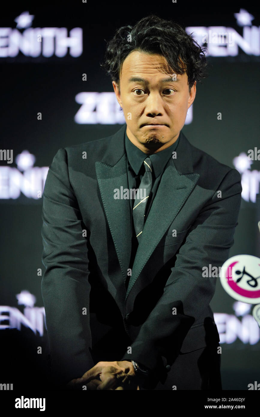 Hong Kong singer and actor Eason Chan attends ZENITH Limited "DEFY ...